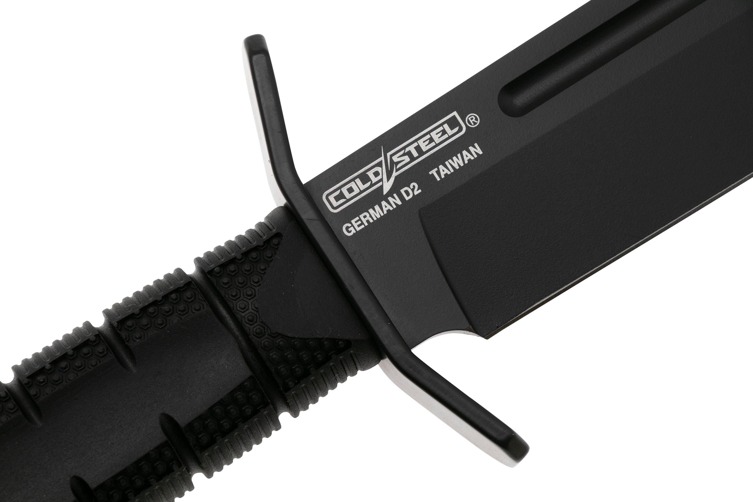 Cold Steel Leatherneck Bowie FX-LTHRNK Black D2, Kray-Ex, fixed knife ...