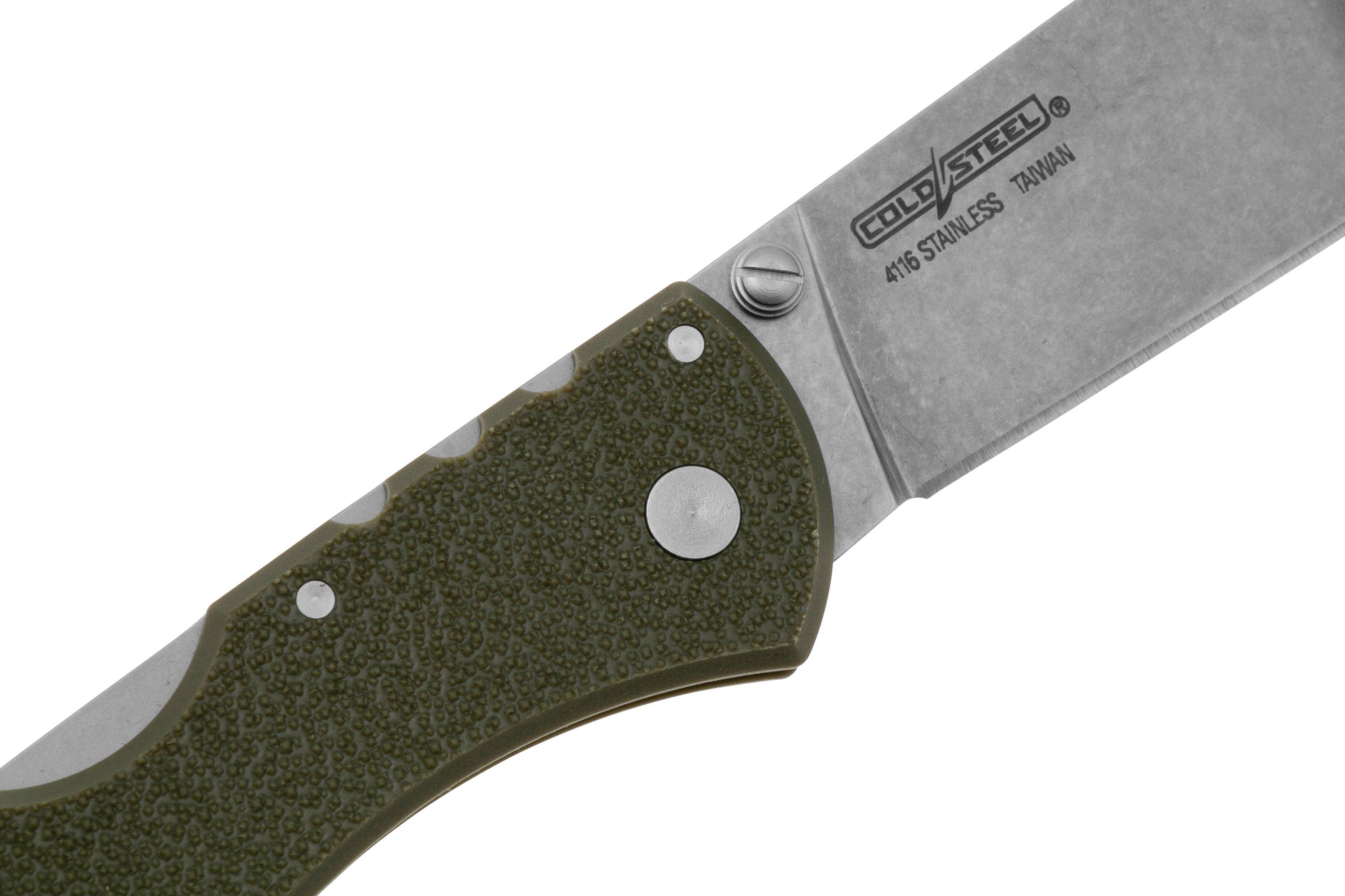 Cold Steel Range Boss Lockback OD Green 20KR7 pocket knife ...