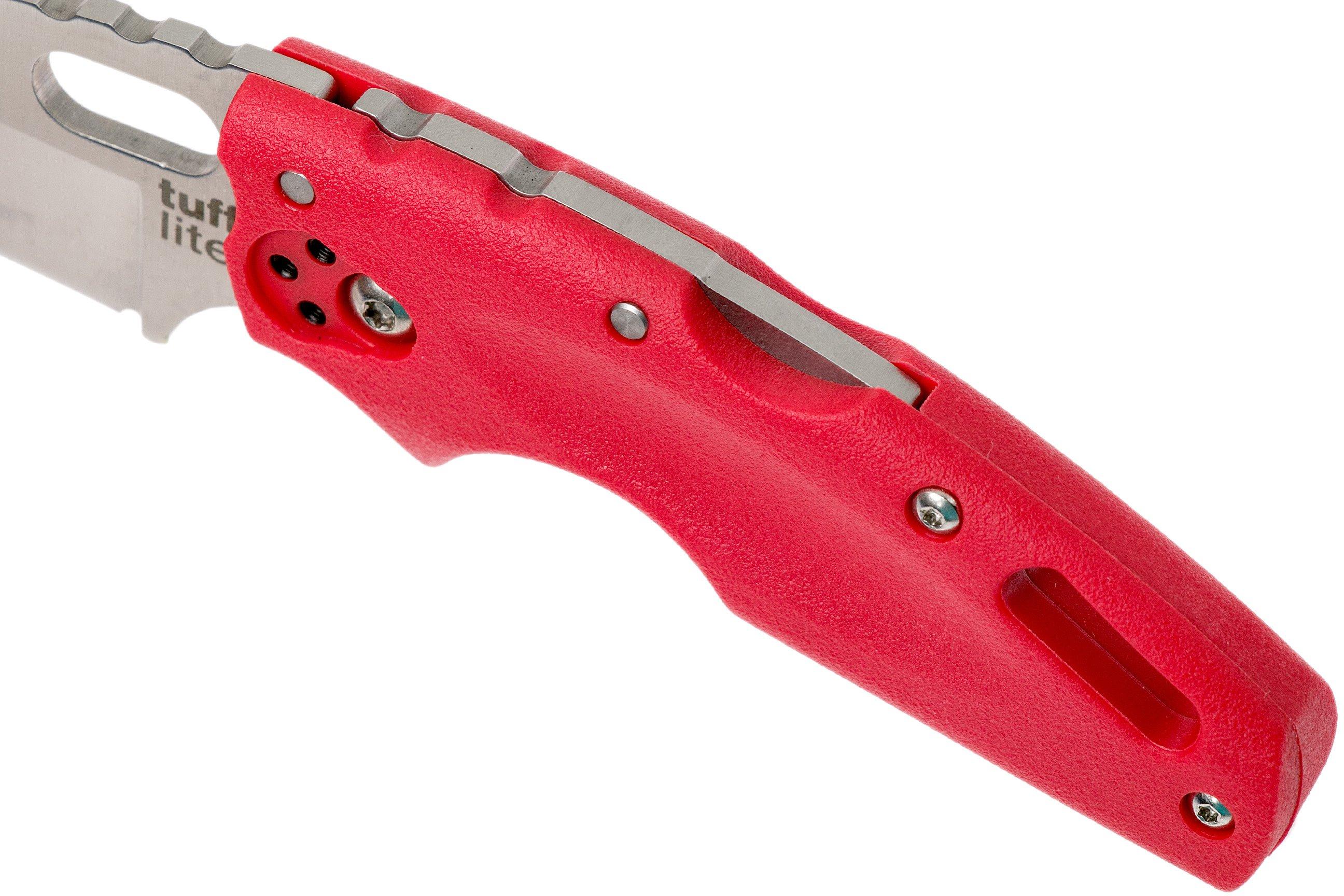 Cold Steel Tuff Lite 20LTR Red pocket knife | Advantageously shopping ...