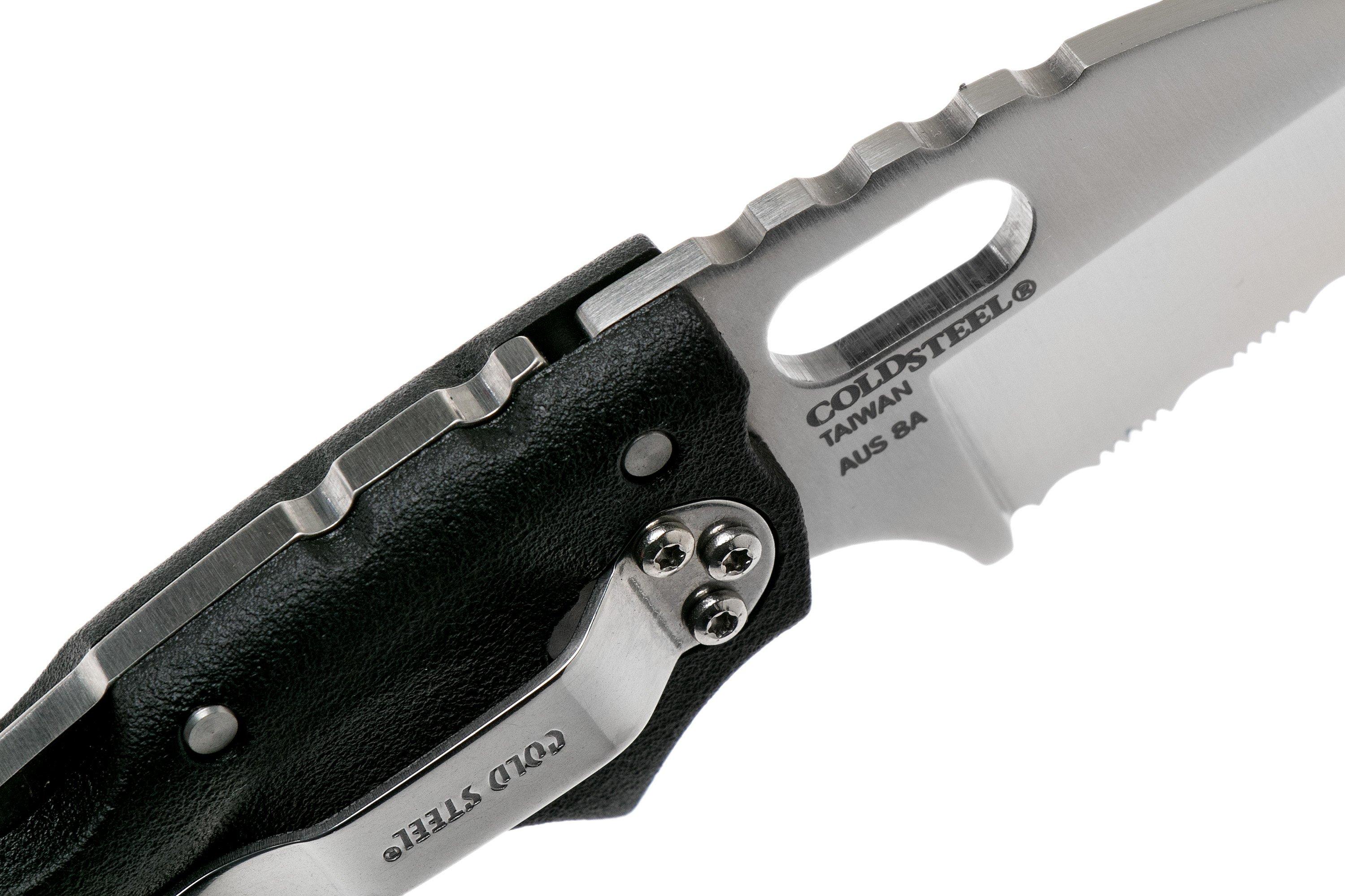 Cold Steel Tuff Lite 20LTS Black Serrated pocket knife | Advantageously ...