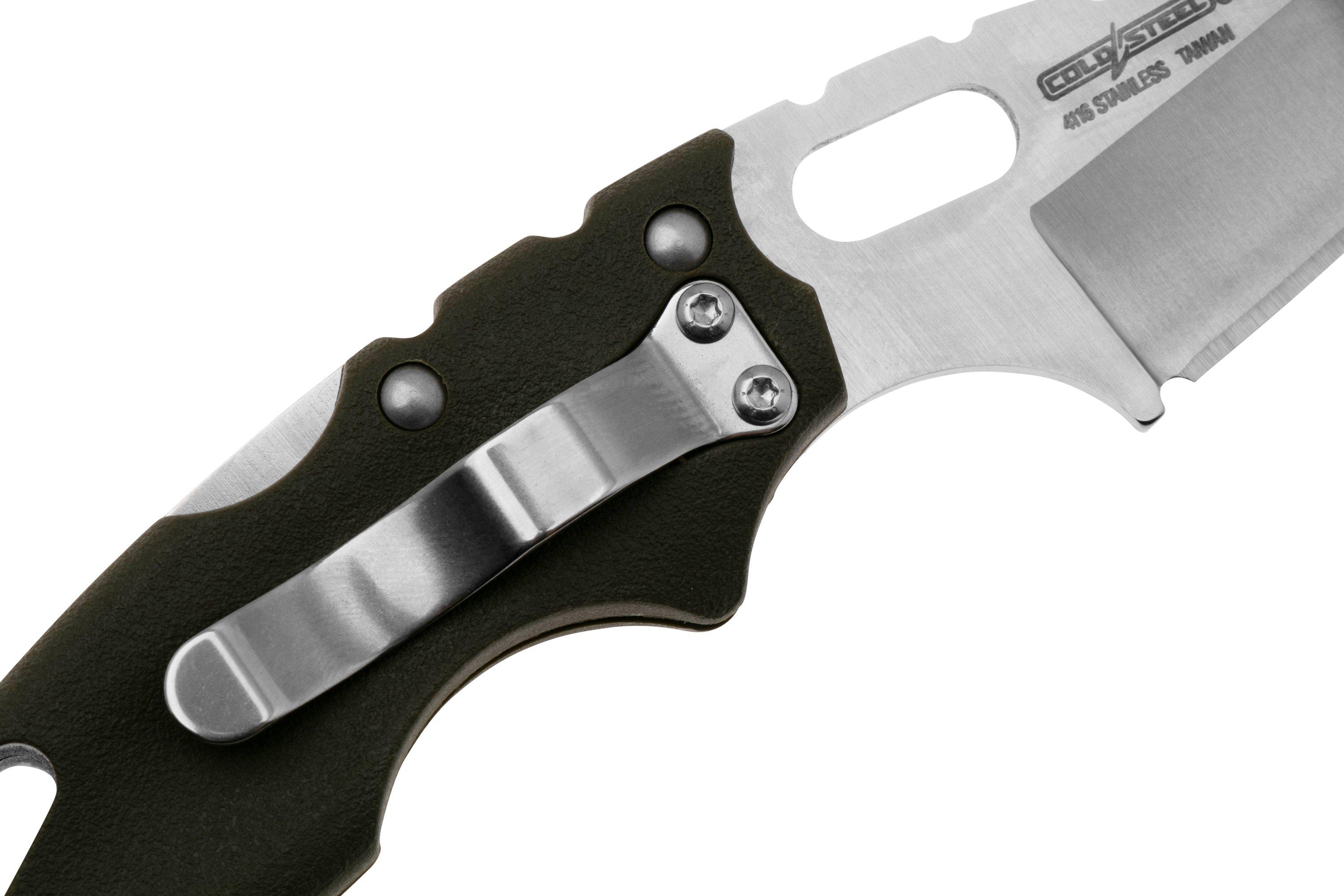 Cold Steel Mini Tuff Lite 20MTGD OD Green pocket knife | Advantageously ...