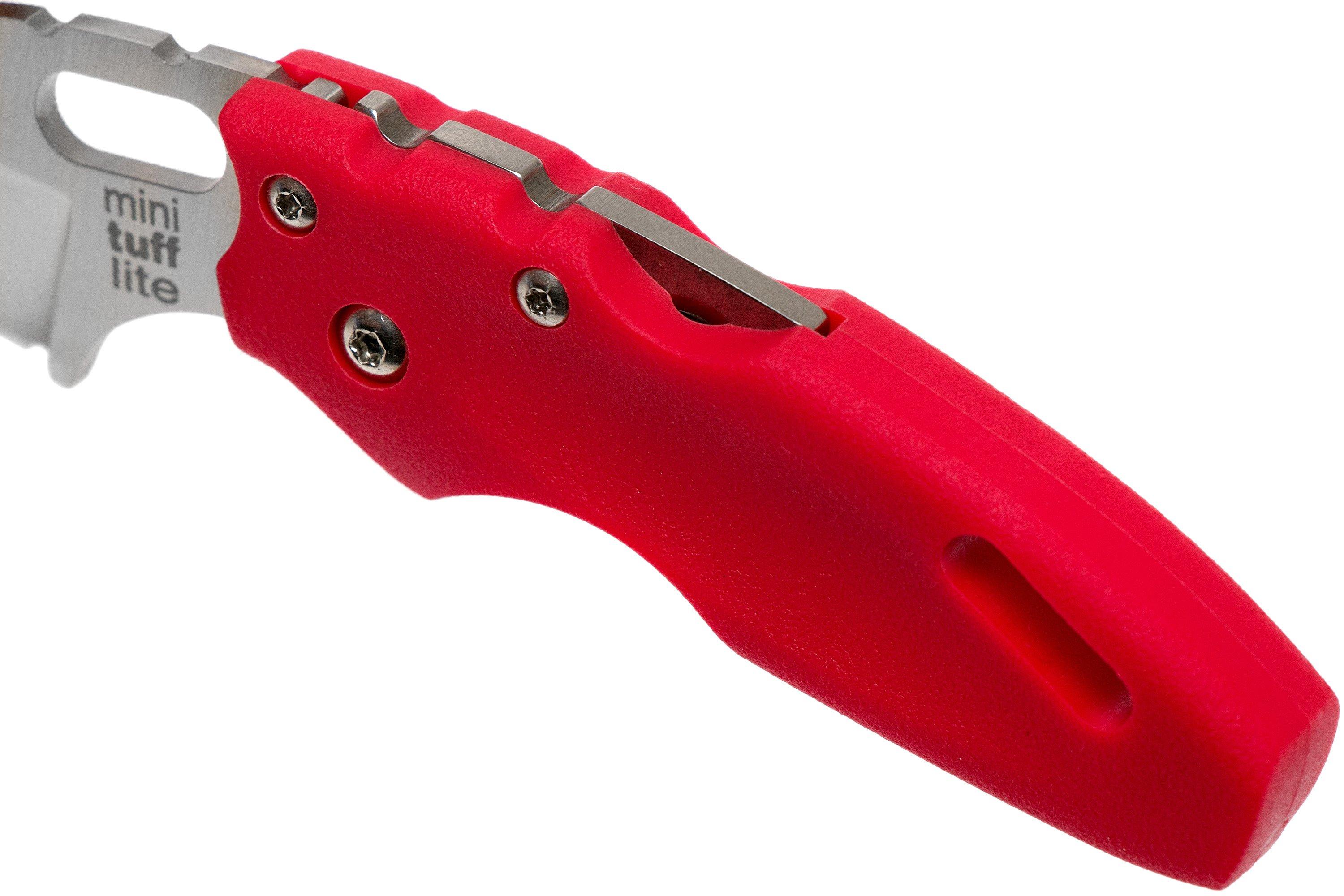 Cold Steel Mini Tuff Lite 20MTR Red pocket knife | Advantageously ...