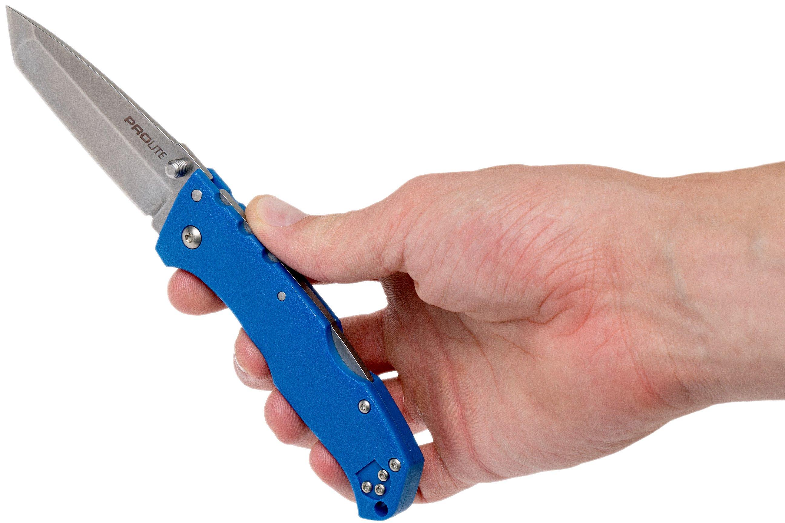 Cold Steel Pro Lite 20NSTLU Tanto Blue pocket knife, Andrew Demko ...