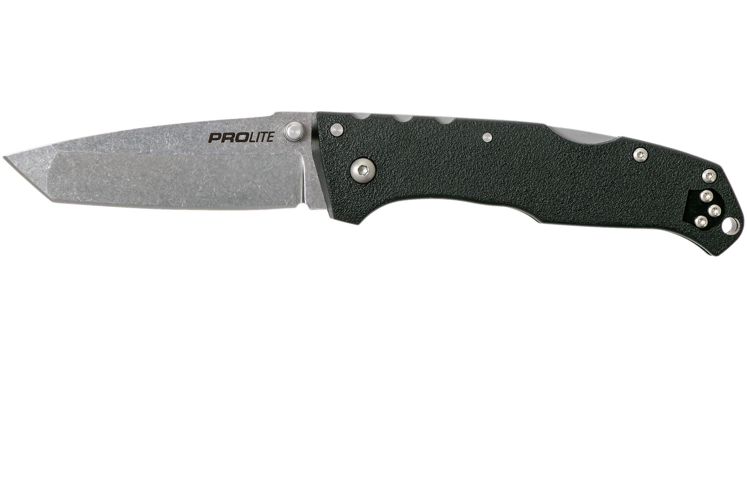 Cold Steel Pro Lite Tanto 20NST Tanto Black pocket knife, Andrew Demko ...