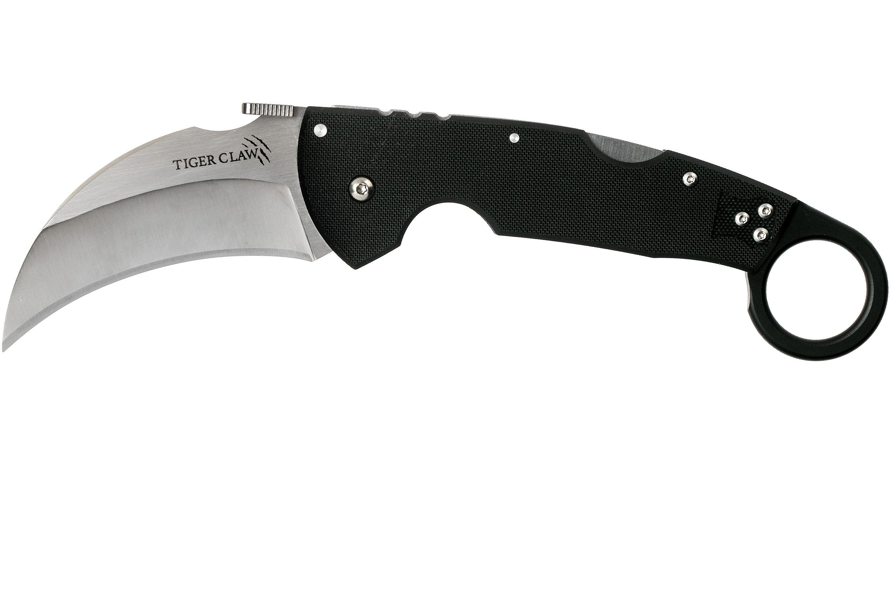 Cold Steel Tiger Claw plain edge 22C coltello da tasca karambit | Fare ...