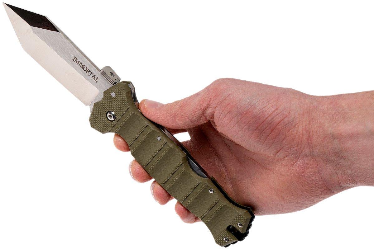 Cold Steel Immortal 23GVG OD-Green pocket knife, Mike Wallace design ...