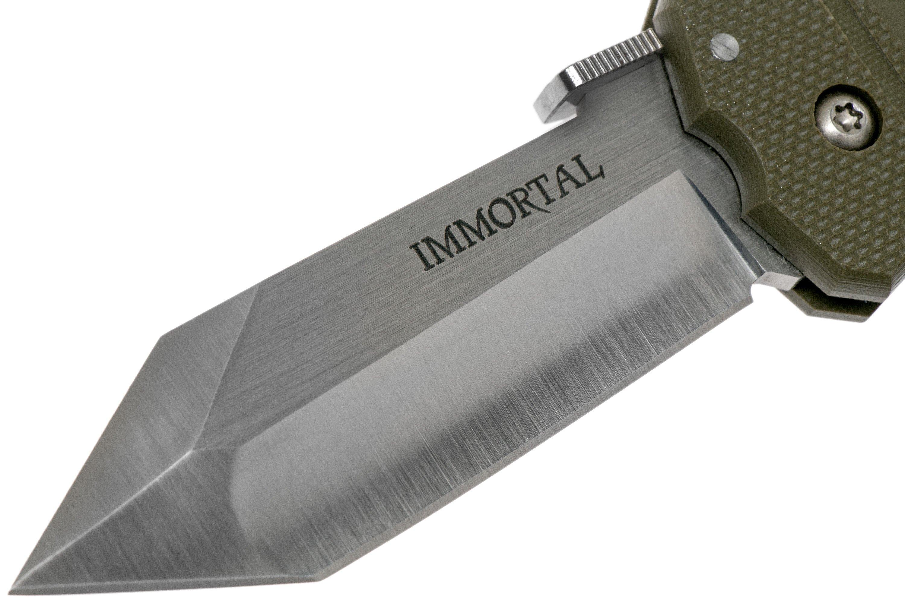 Cold Steel Immortal 23HVG CPM S35VN OD-Green pocket knife, Mike Wallace ...