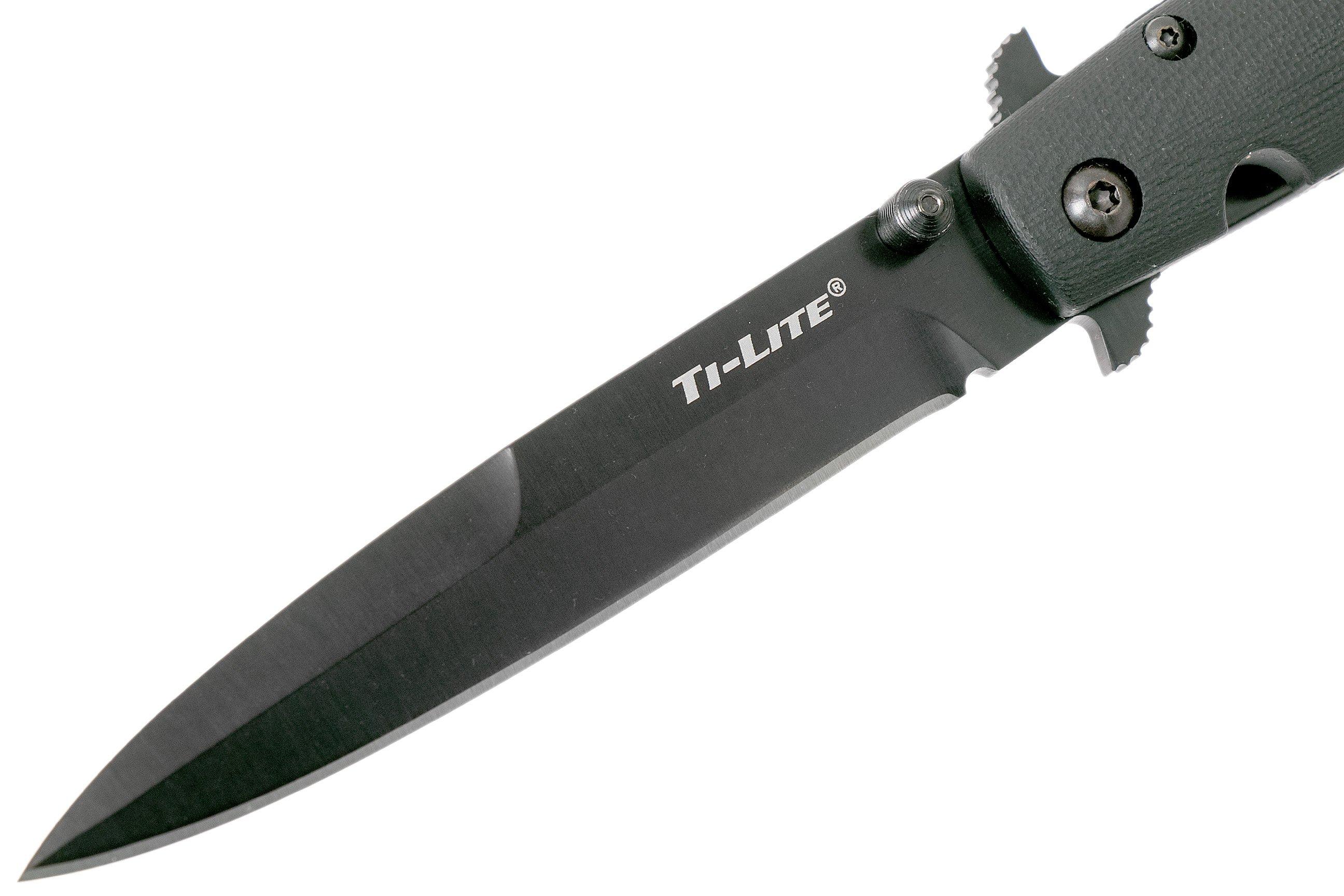 Cold Steel Ti-Lite 4inch 26AGST CTS-XHP, G10 manche | Achetez à prix ...