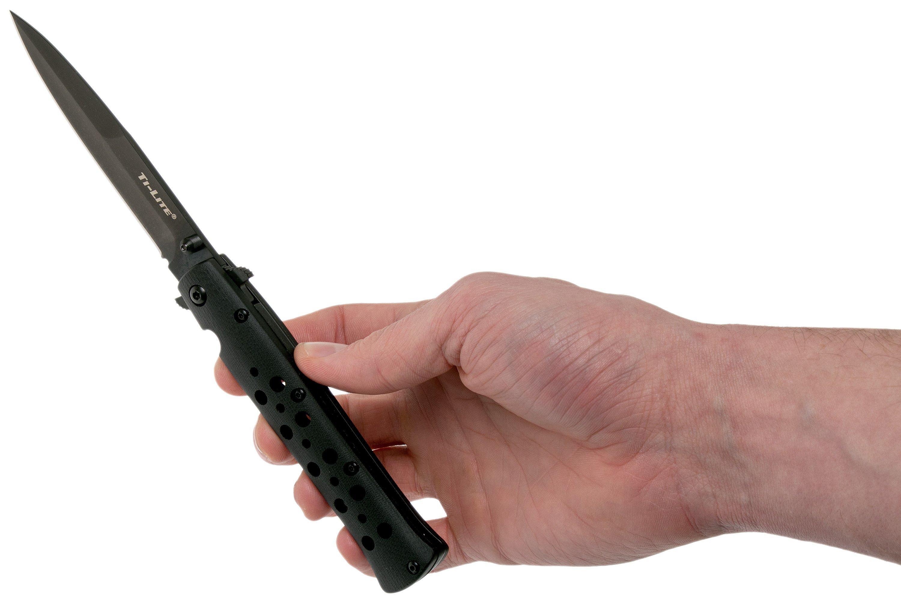 Cold Steel Ti-Lite G10 26C4, 4inch CPM S35VN pocket knife ...