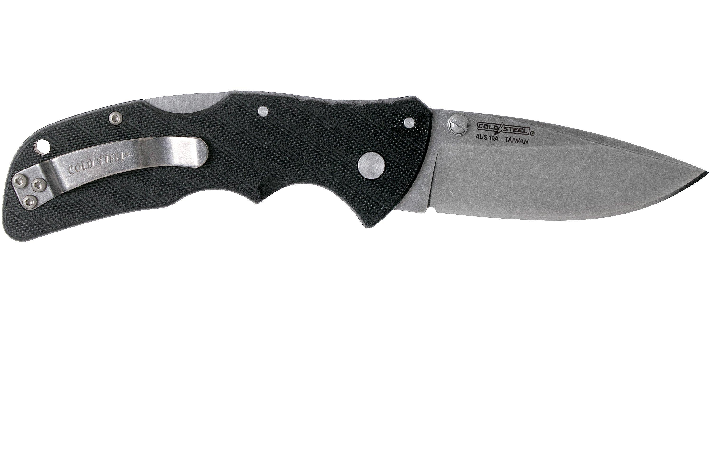 Cold Steel Mini Recon 1 AUS10A Spear Point, Plain Edge 27BAS zakmes ...