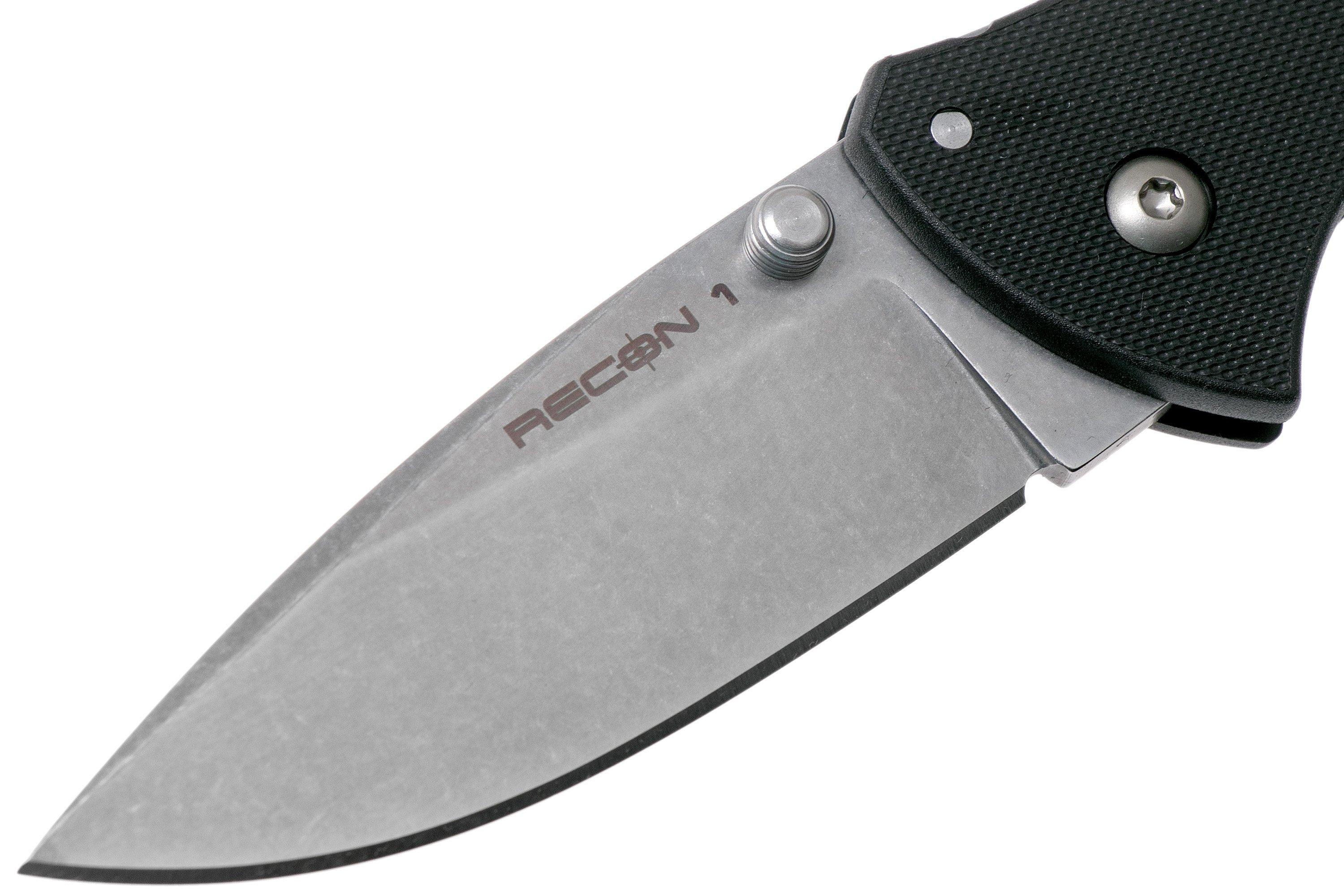 Cold Steel Mini Recon 1 AUS10A Spear Point, Plain Edge 27BAS coltello ...