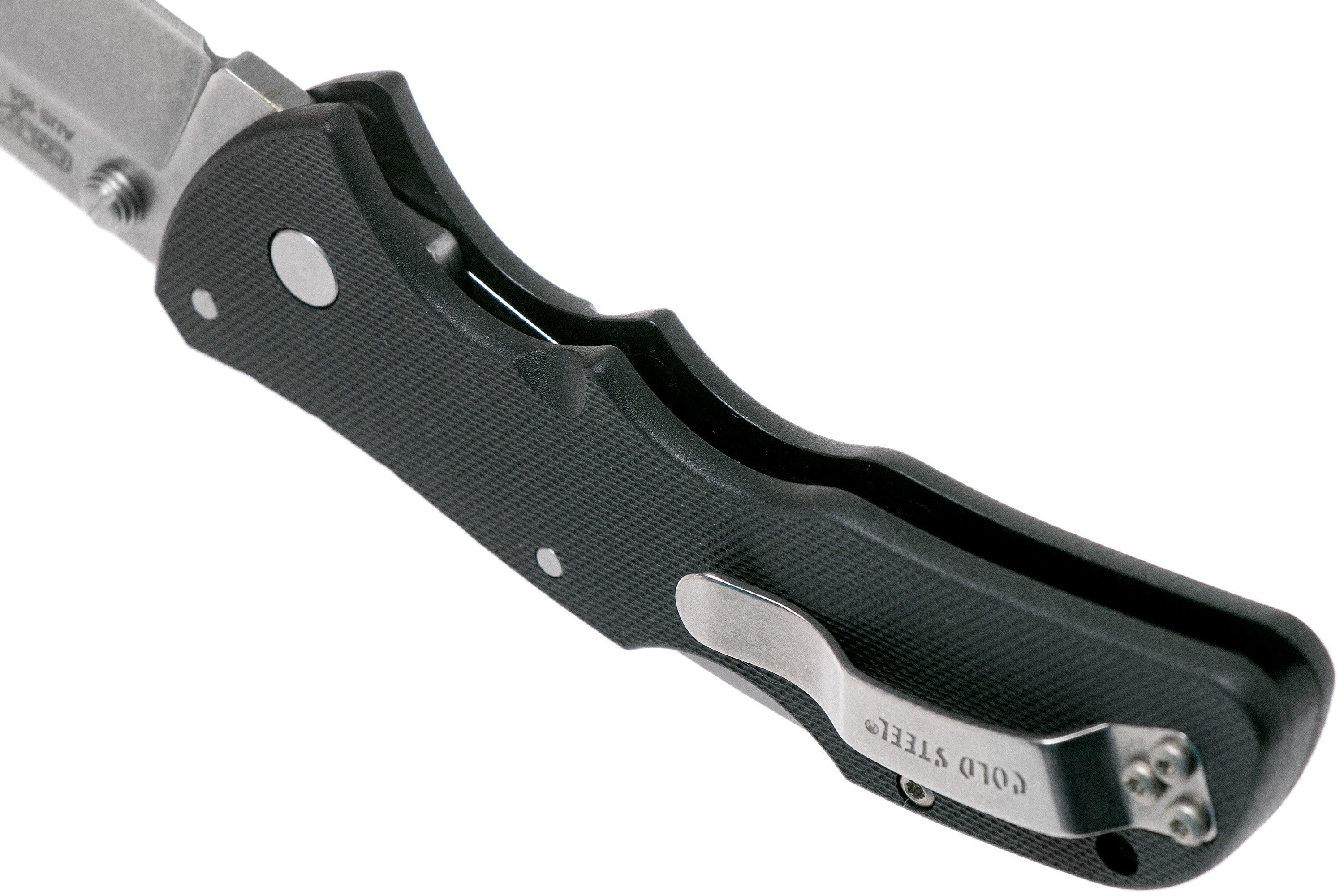 Cold Steel Mini Recon 1 AUS10A Tanto, Plain Edge 27BAT pocket knife ...