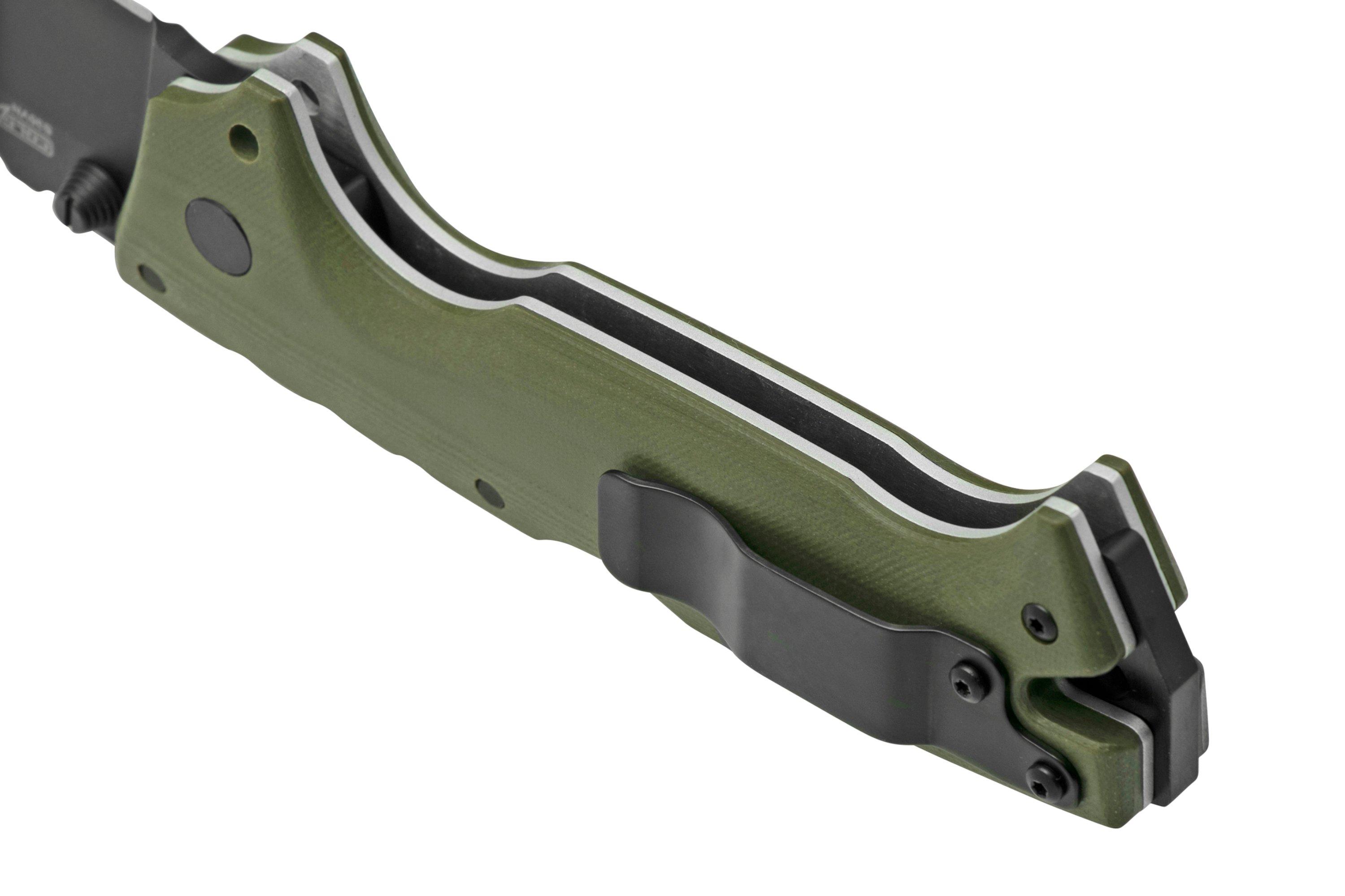 Cold Steel AD-10 OD Green 28DDODBK pocket knife, Andrew Demko design ...