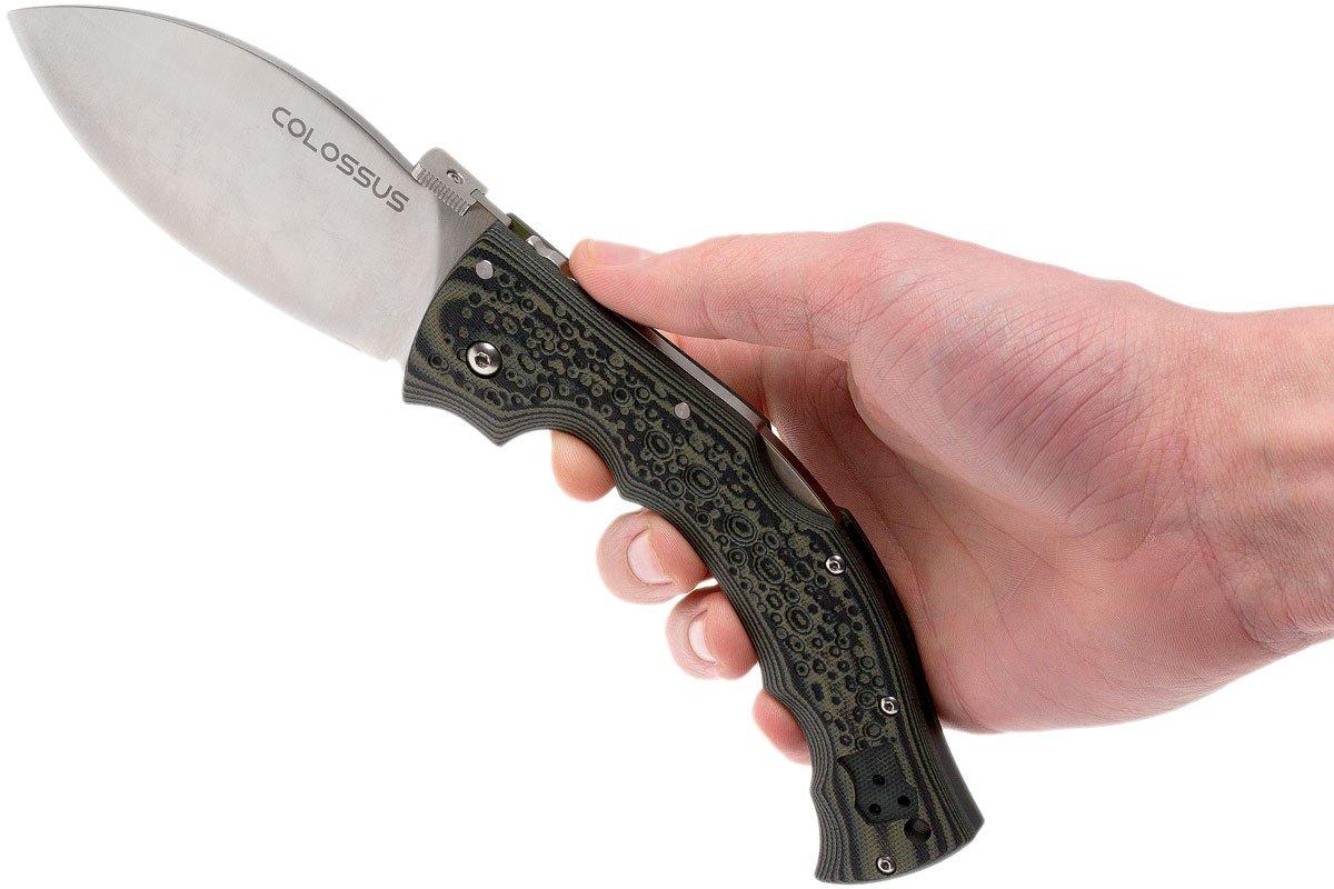 Cold Steel Colossus 1 pocket knife, satin polish, 28DWA ...