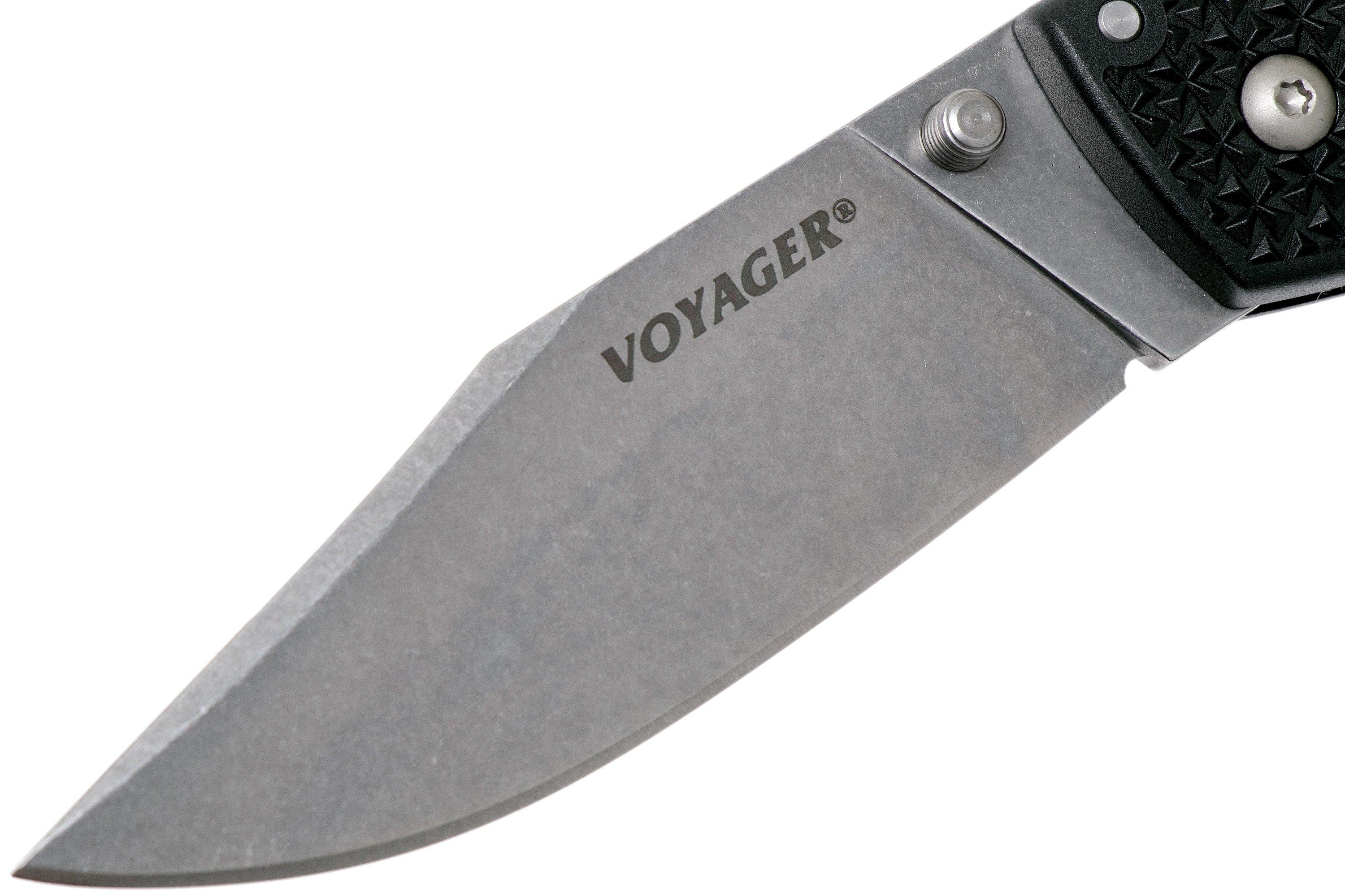 Cold Steel Voyager Large 29AC, plain edge AUS10A, clip point ...