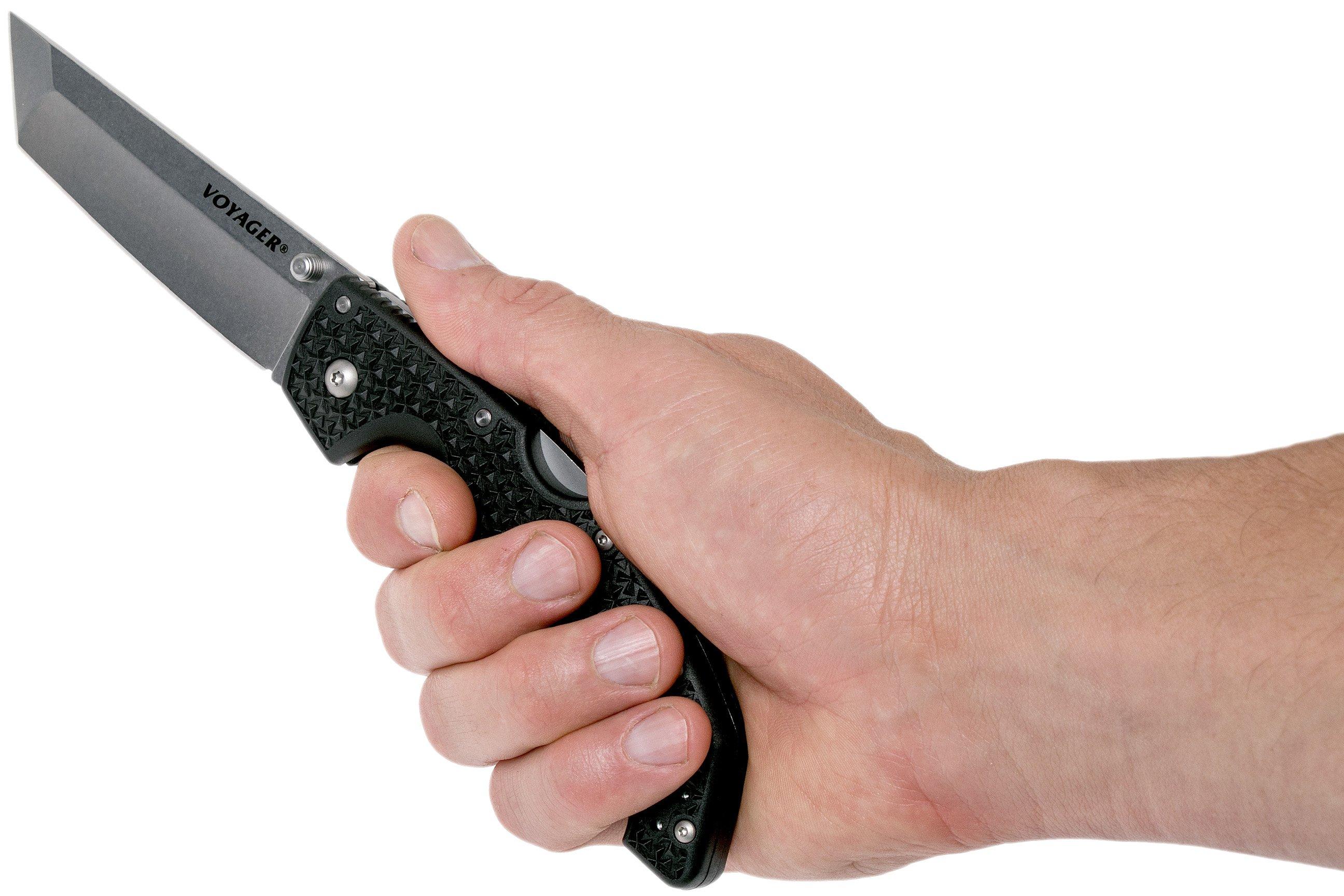 Cold Steel Voyager Large 29AT plain edge AUS10A, tanto | Advantageously ...
