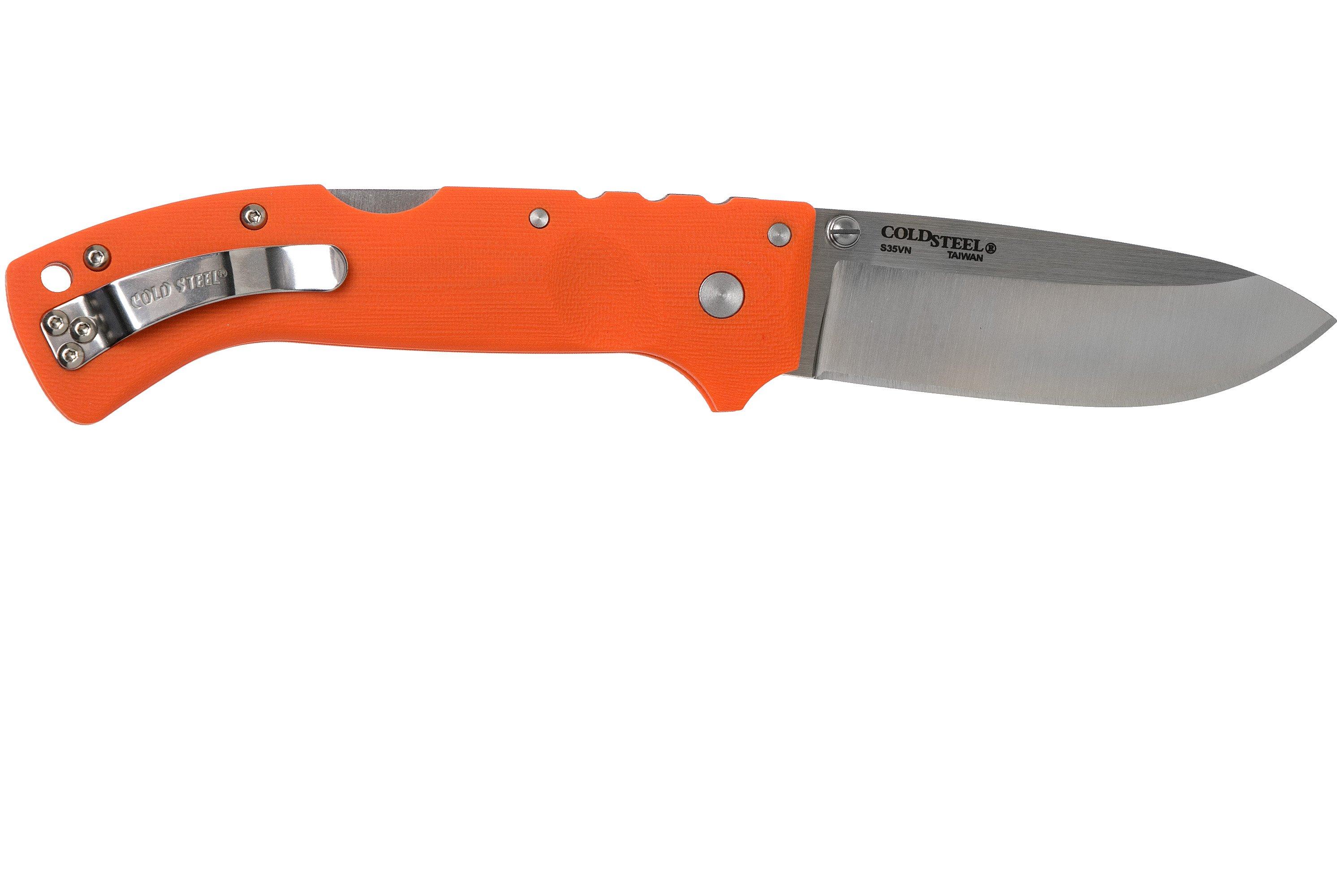 Cold Steel Ultimate Hunter 30URY S35VN Orange plain Edge navaja ...