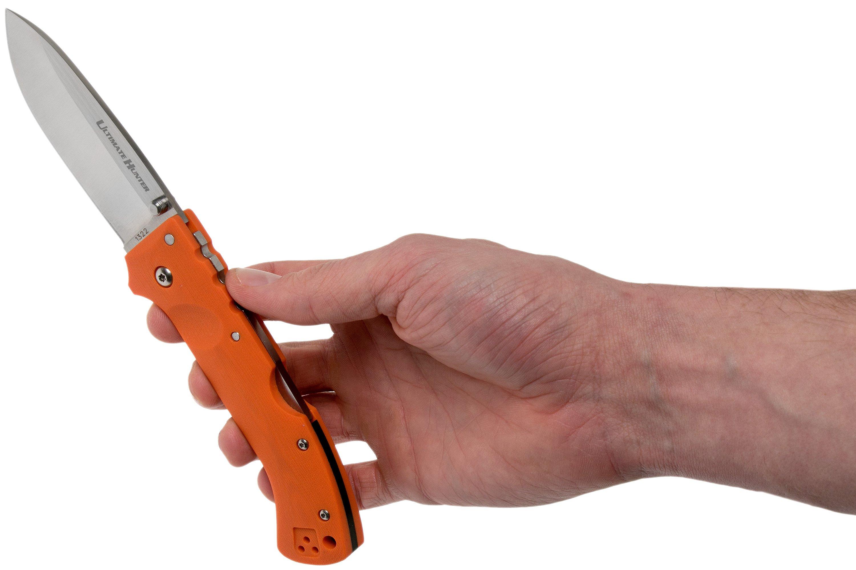 Cold Steel Ultimate Hunter 30URY S35VN Orange plain edge zakmes ...