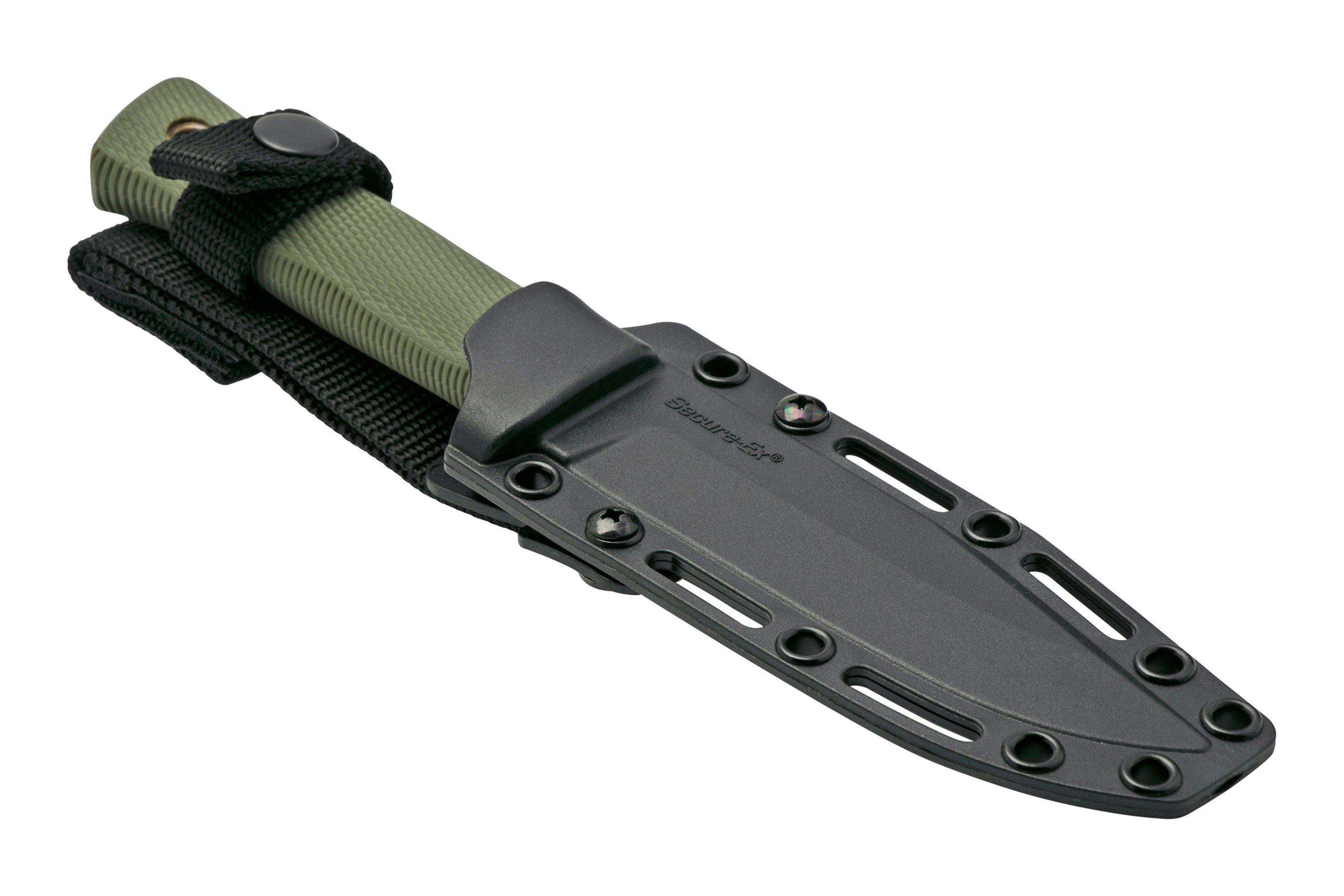 Cold Steel SRK Compact 49LCKDODBK, OD Green faca de sobrevivência ...