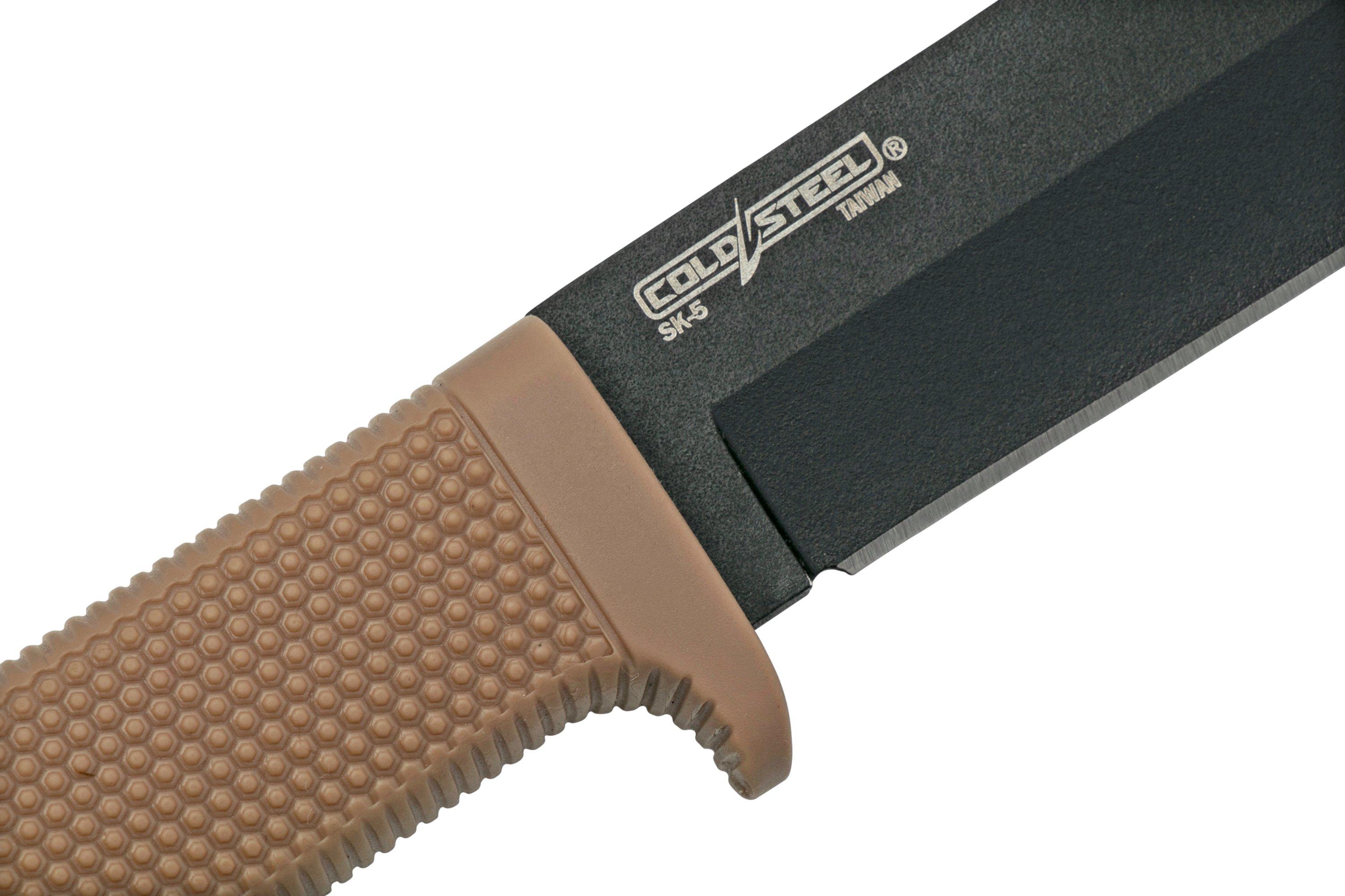 Cold Steel SRK 49LCKDTBK Desert Tan, fixed knife | Advantageously ...