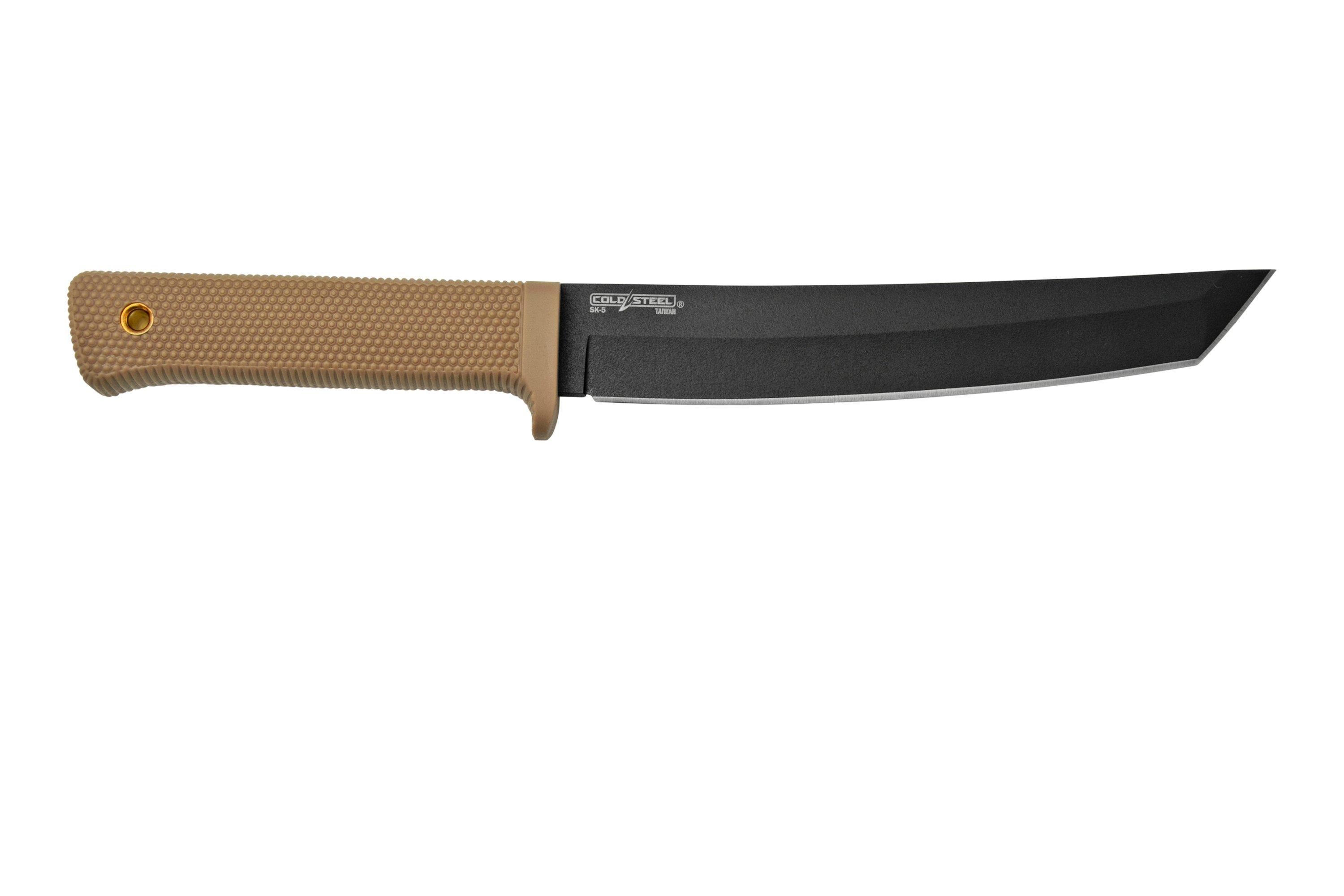 Cold Steel Recon Tanto SK5 49LRTDTBK Desert Tan, Black, fixed knife ...