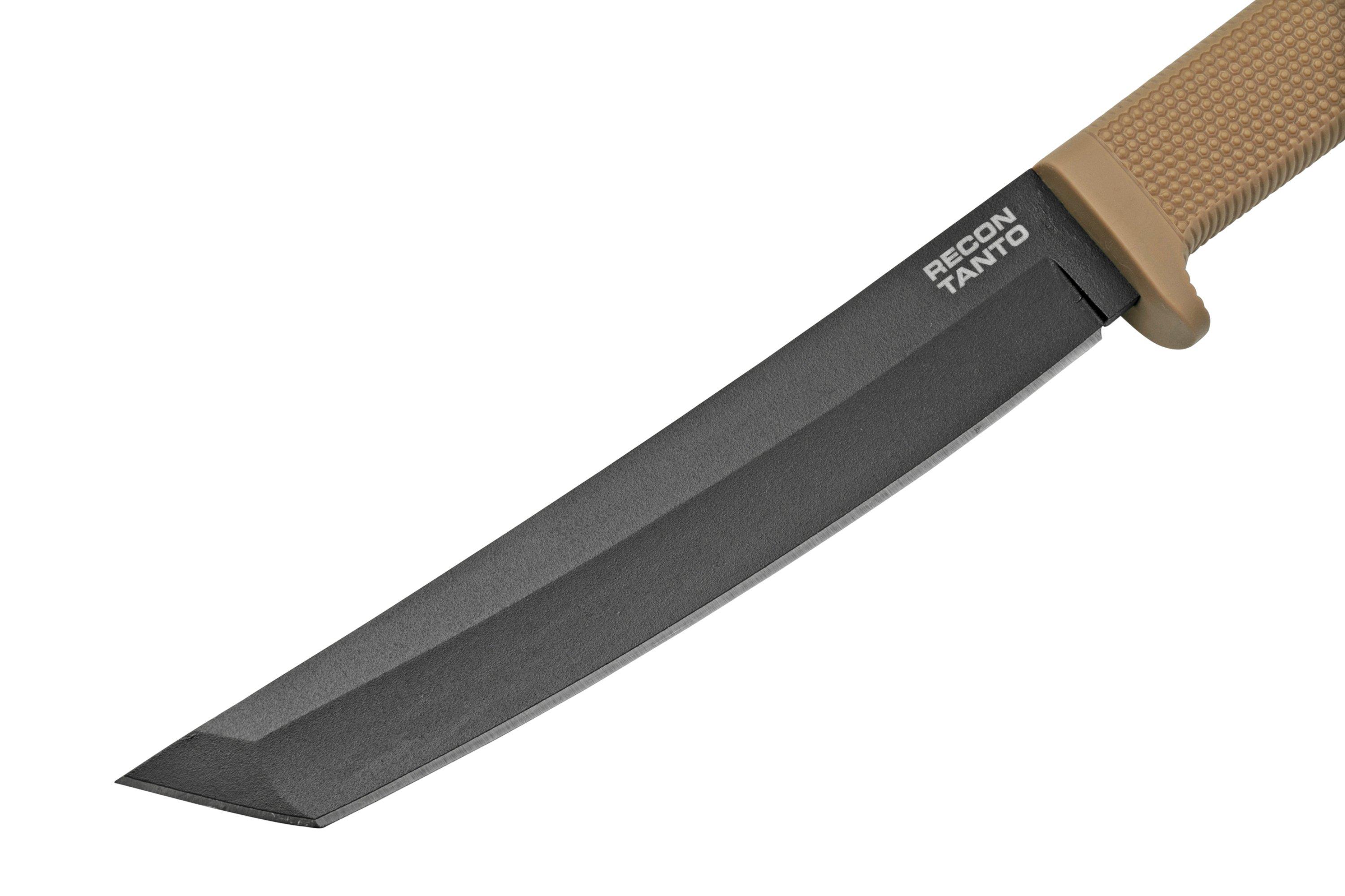 Cold Steel Recon Tanto SK5 49LRTDTBK Desert Tan, Black, fixed knife ...