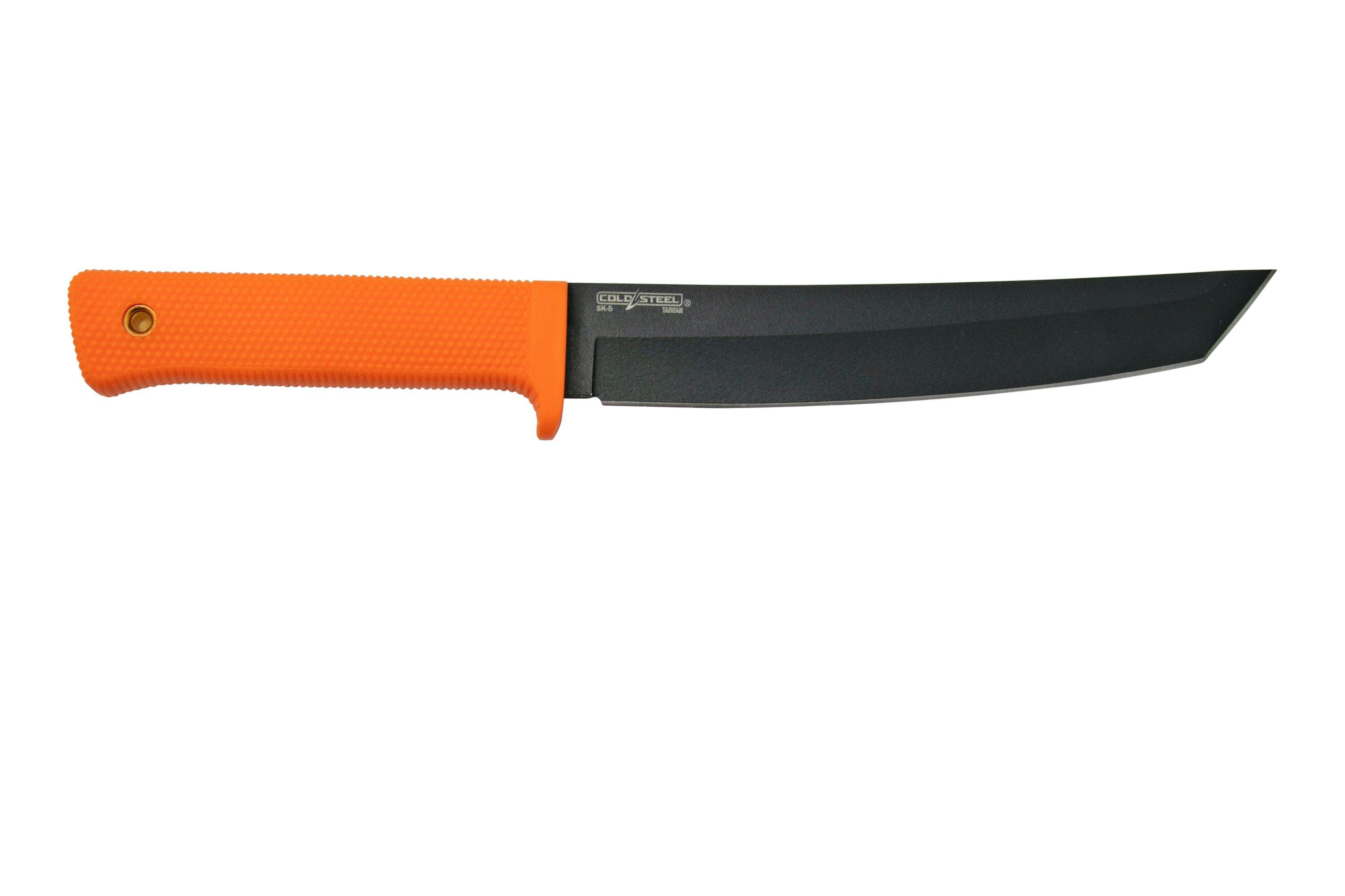 Cold Steel Recon Tanto SK5 49LRTORBK Orange, Black, fixed knife ...