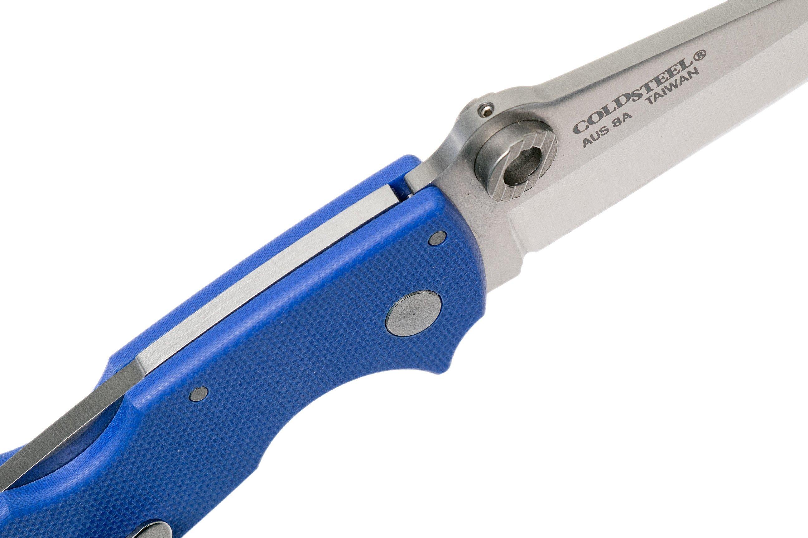 Cold Steel Khan 54T Blue pocket knife, Mike Wallace design ...