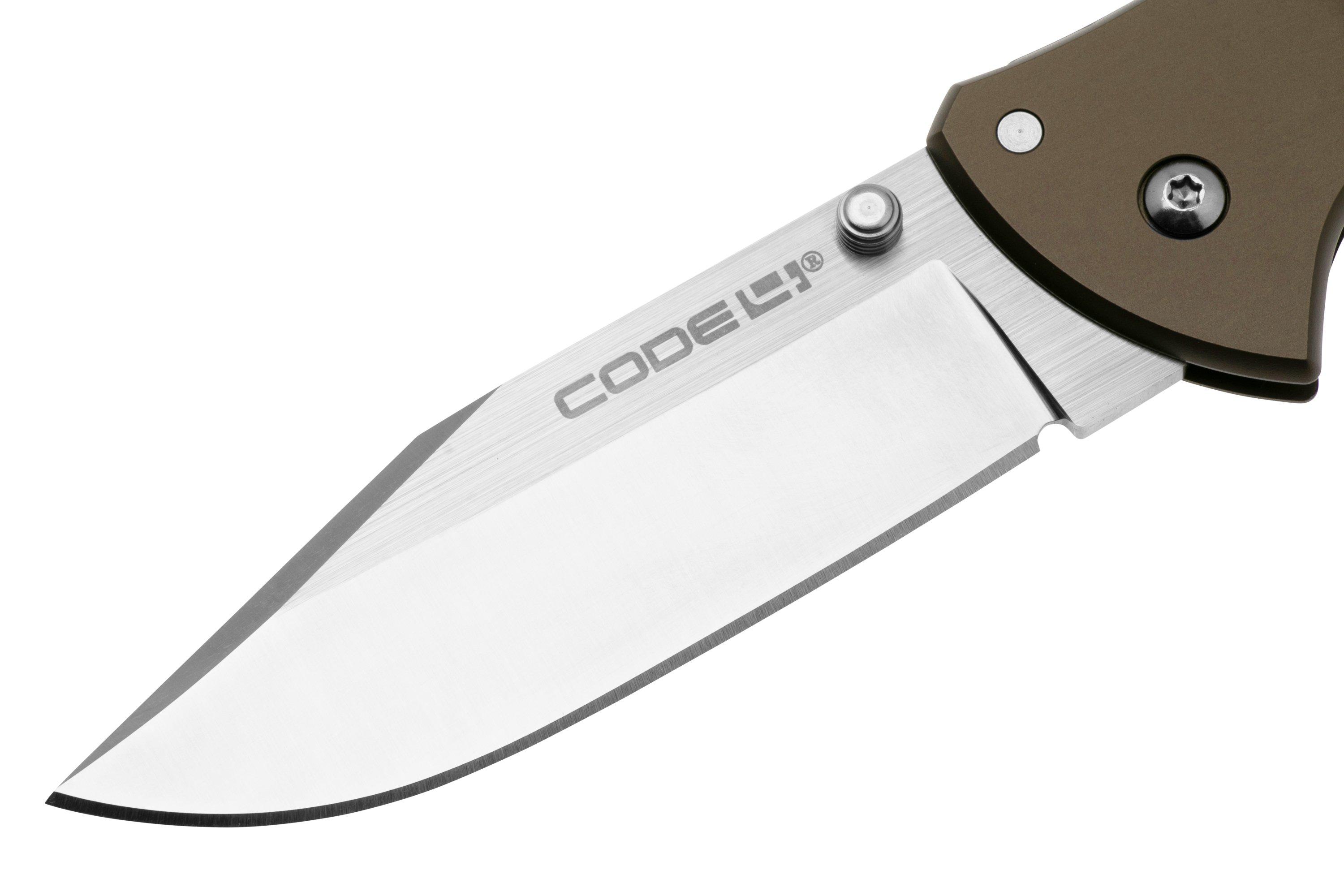 Cold Steel Code 4 Clip Point 58PS CPM S35VN plain edge, navalha ...