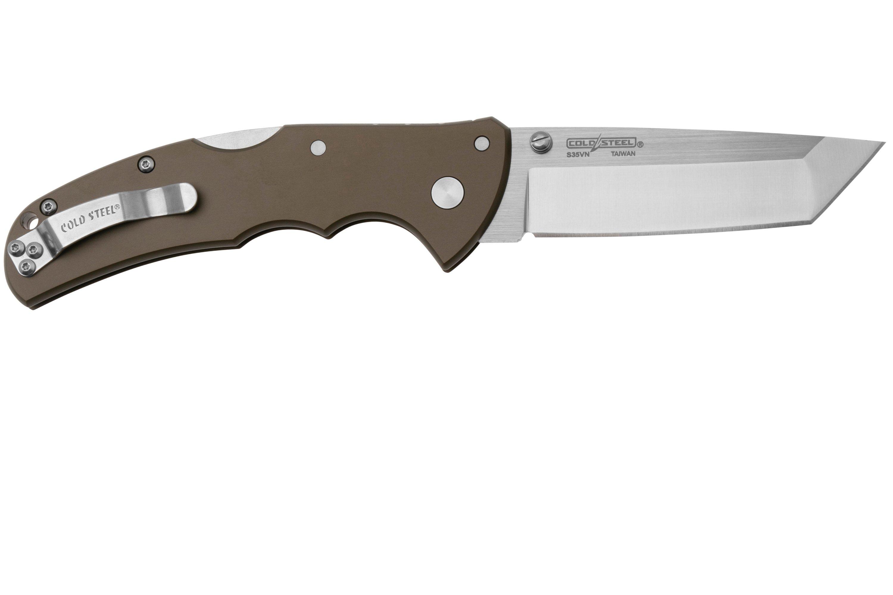 Cold Steel Code 4 Tanto 58PT CPM S35VN plain edge, pocket knife ...