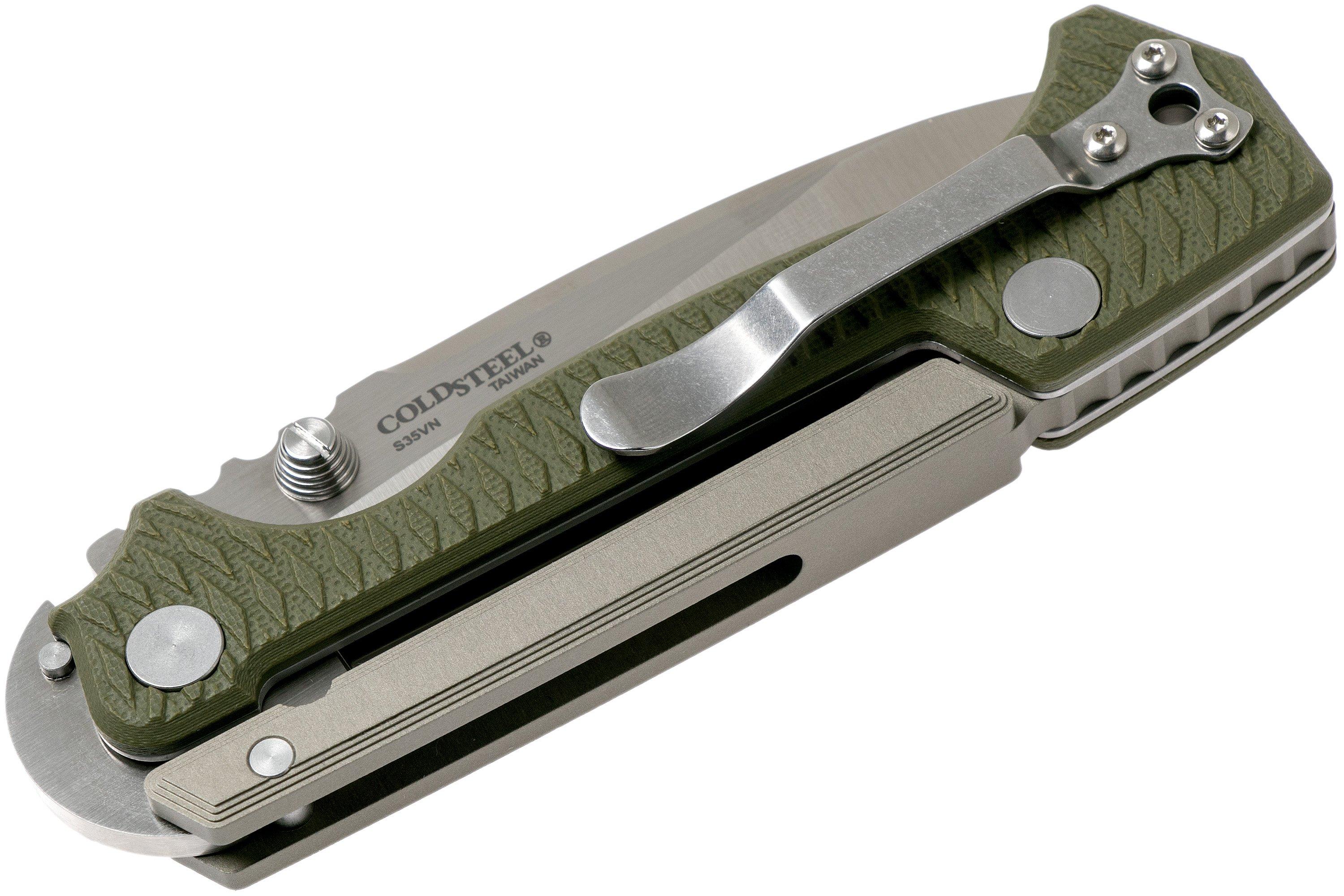 Cold Steel AD-15 OD Green 58SQ pocket knife, Andrew Demko design ...