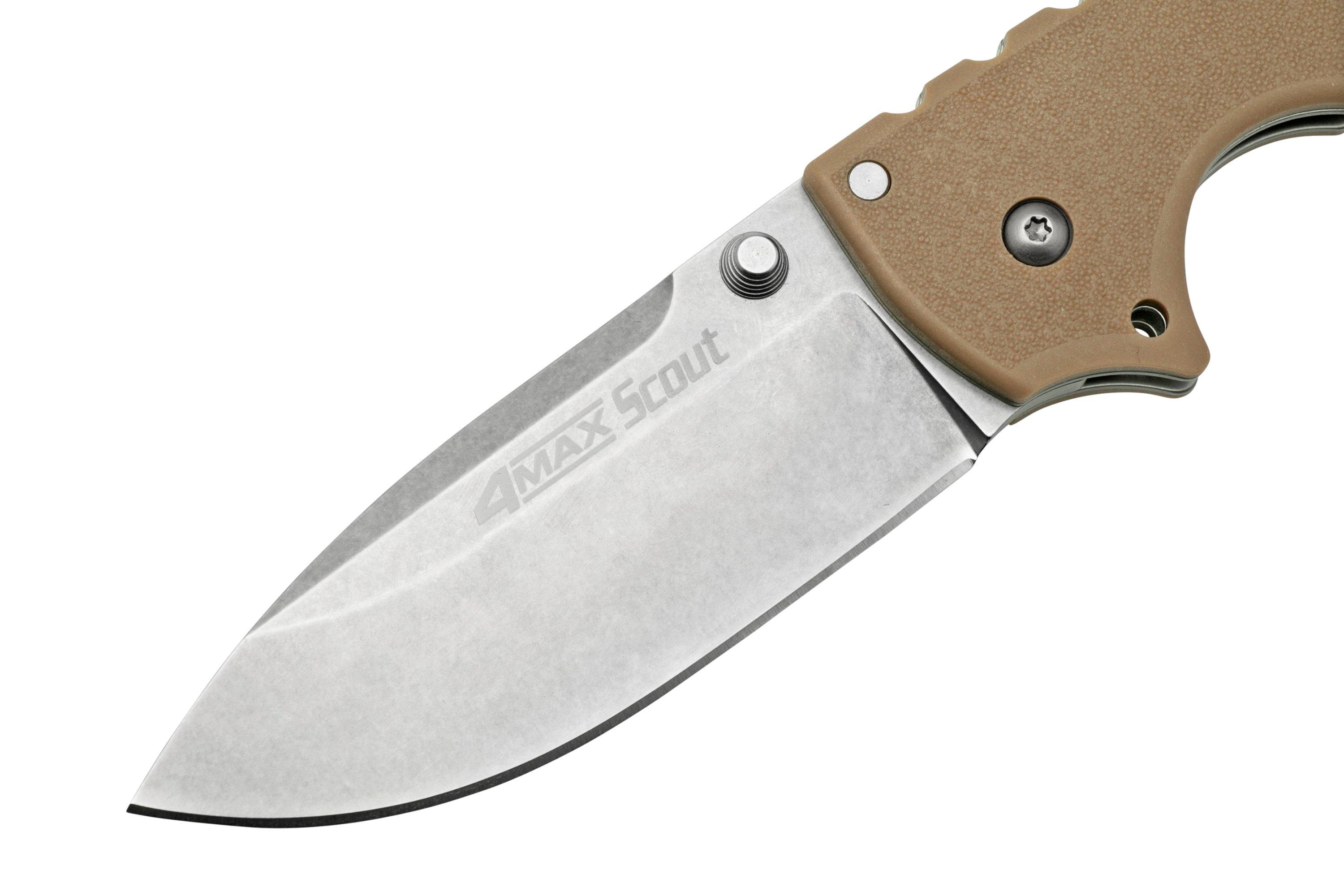 Cold Steel 4 Max Scout 62RQDTSW Desert Tan coltello da tasca, Andrew ...