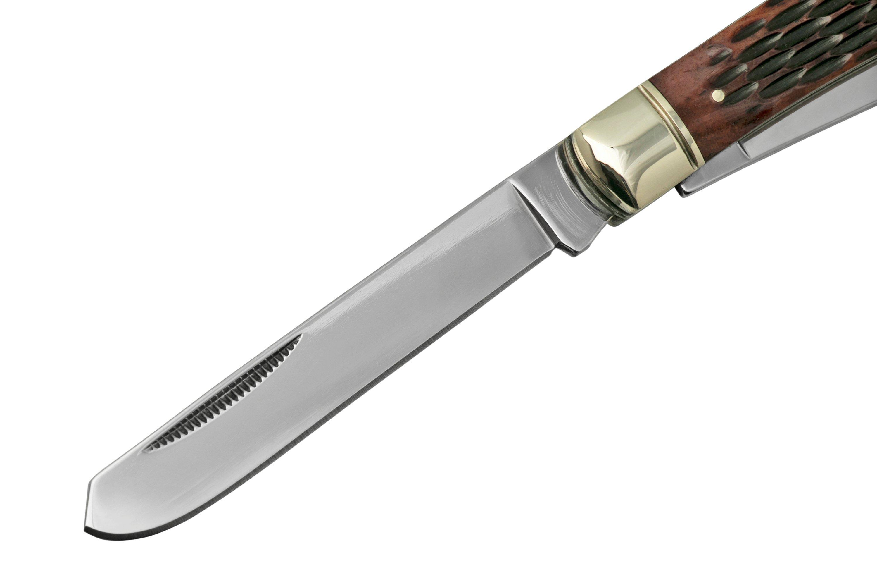 Cold Steel Trapper FL-TRPR-J, Jigged Brown Bone, coltello da tasca ...