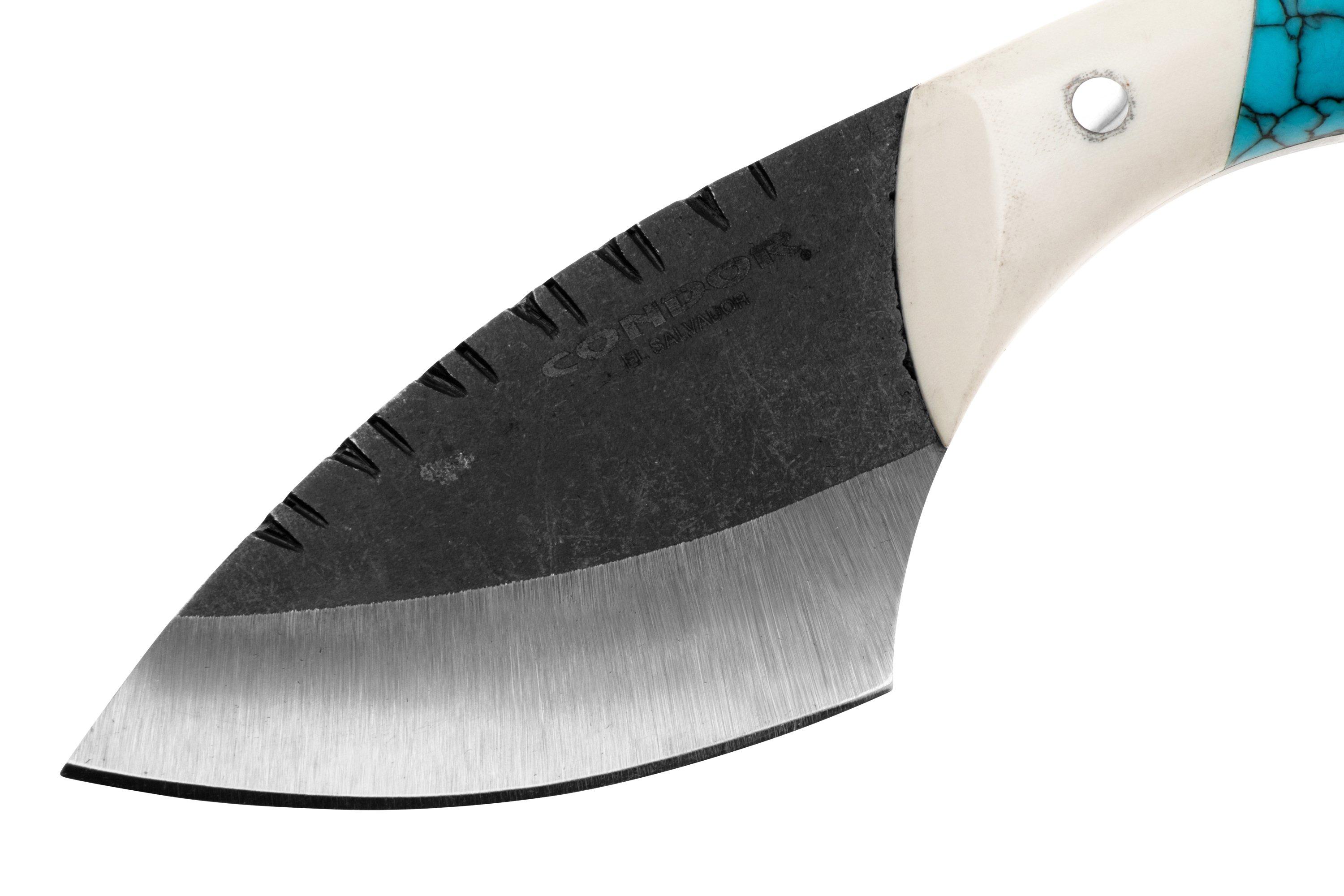 Condor Blue River Skinner CTK112-35-4CPM, 440C White Micarta, coltello ...