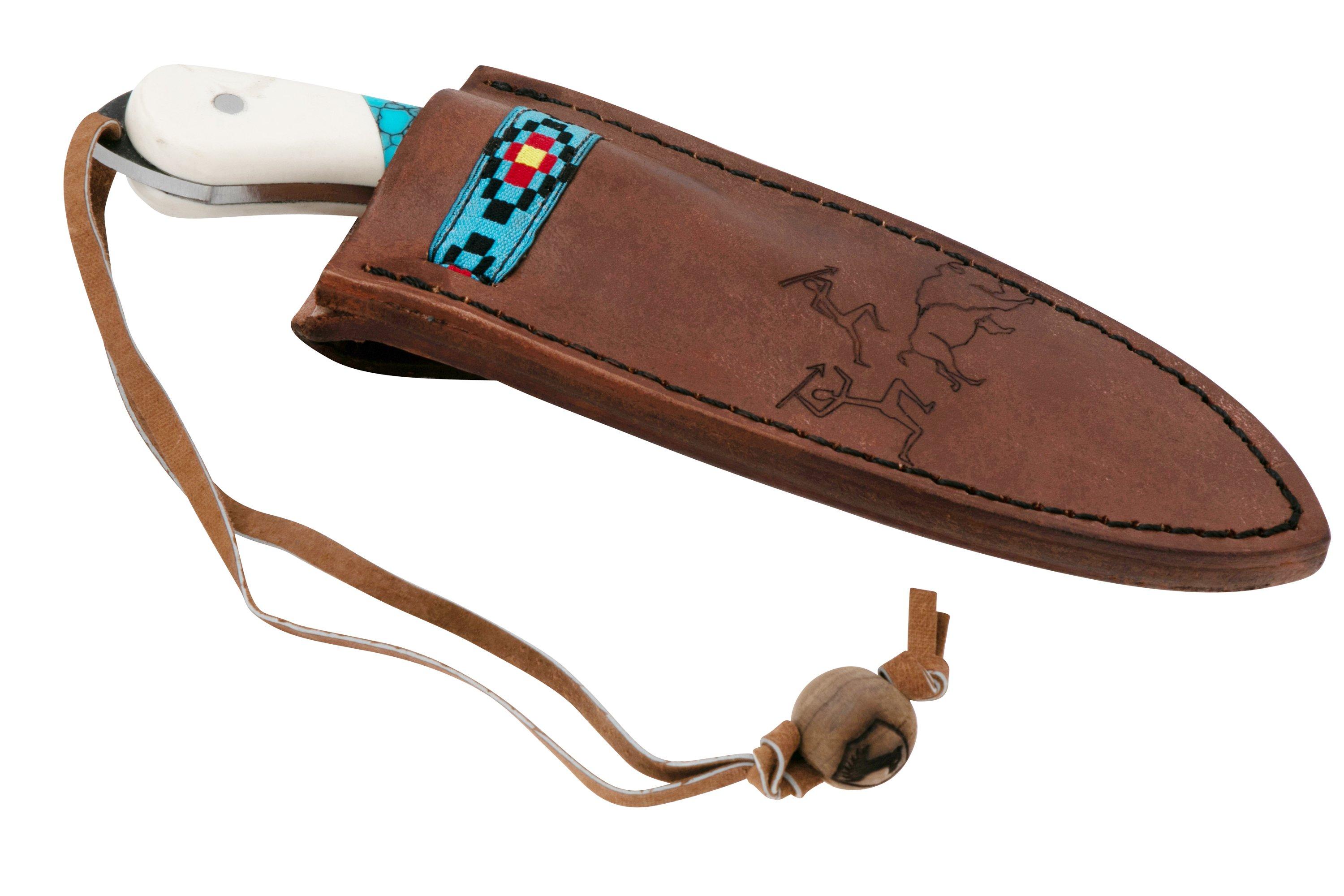 Condor Blue River Skinner CTK112-35-4CPM, 440C White Micarta, coltello ...