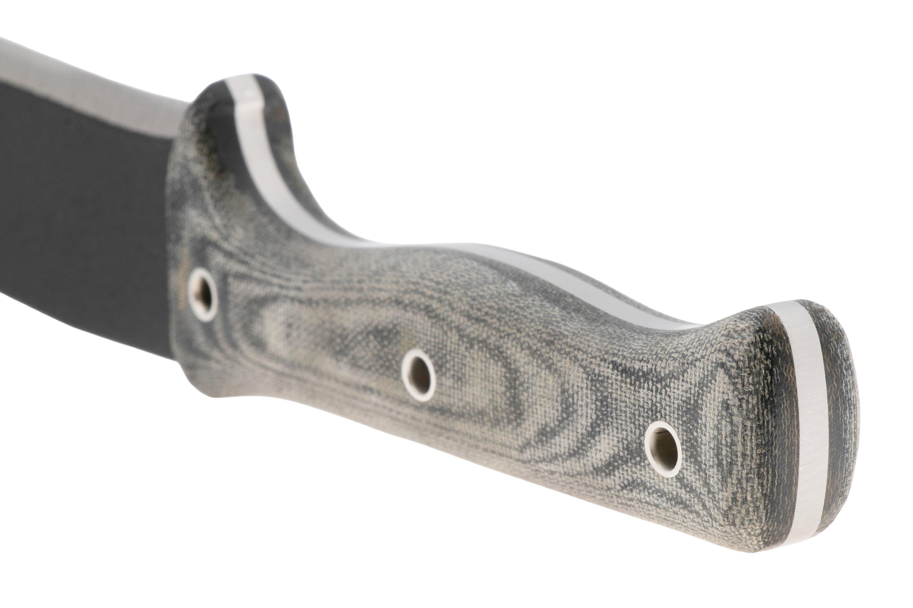 Condor Crotalus CTK257-5.5HC Powdercoated 1075, Green Micarta, fixed ...