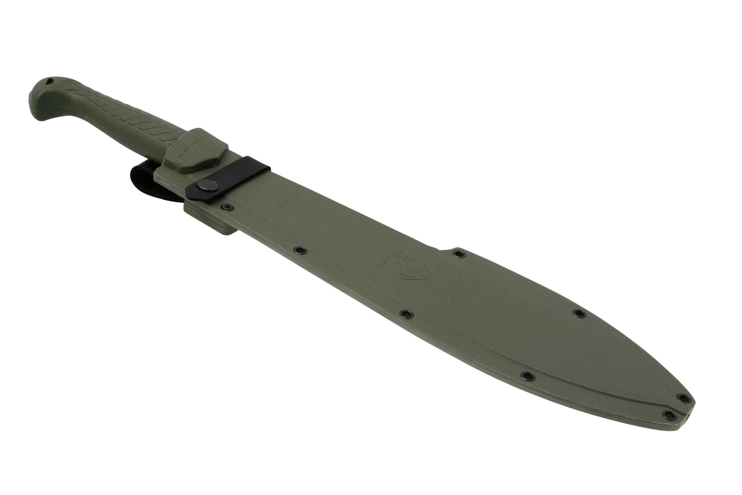 Condor Terrachete CTK2849-145-HC, 1075 Carbon Steel, Army Green ...