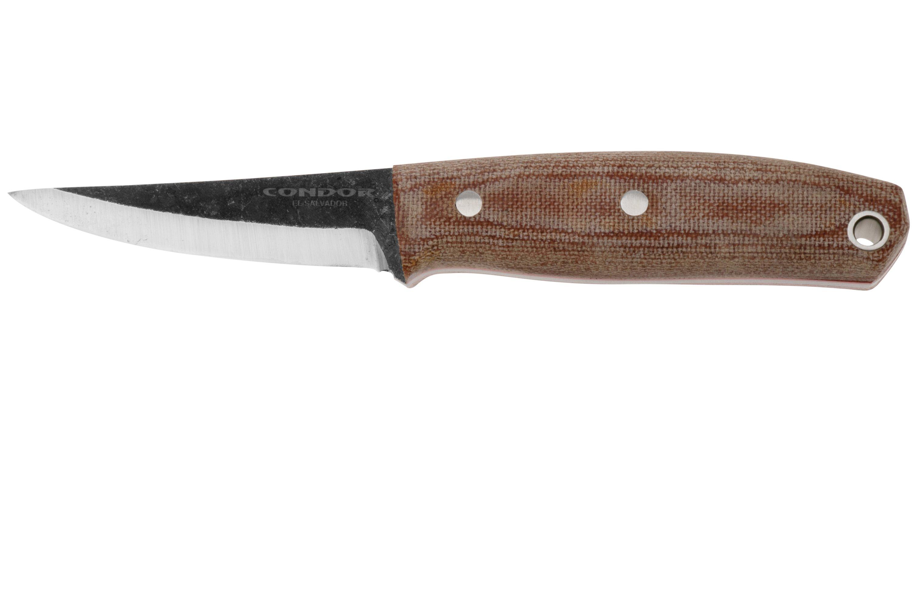 Condor Kambo Pukko CTK3973-30HC, 1075 Carbon Steel, Brown Micarta ...