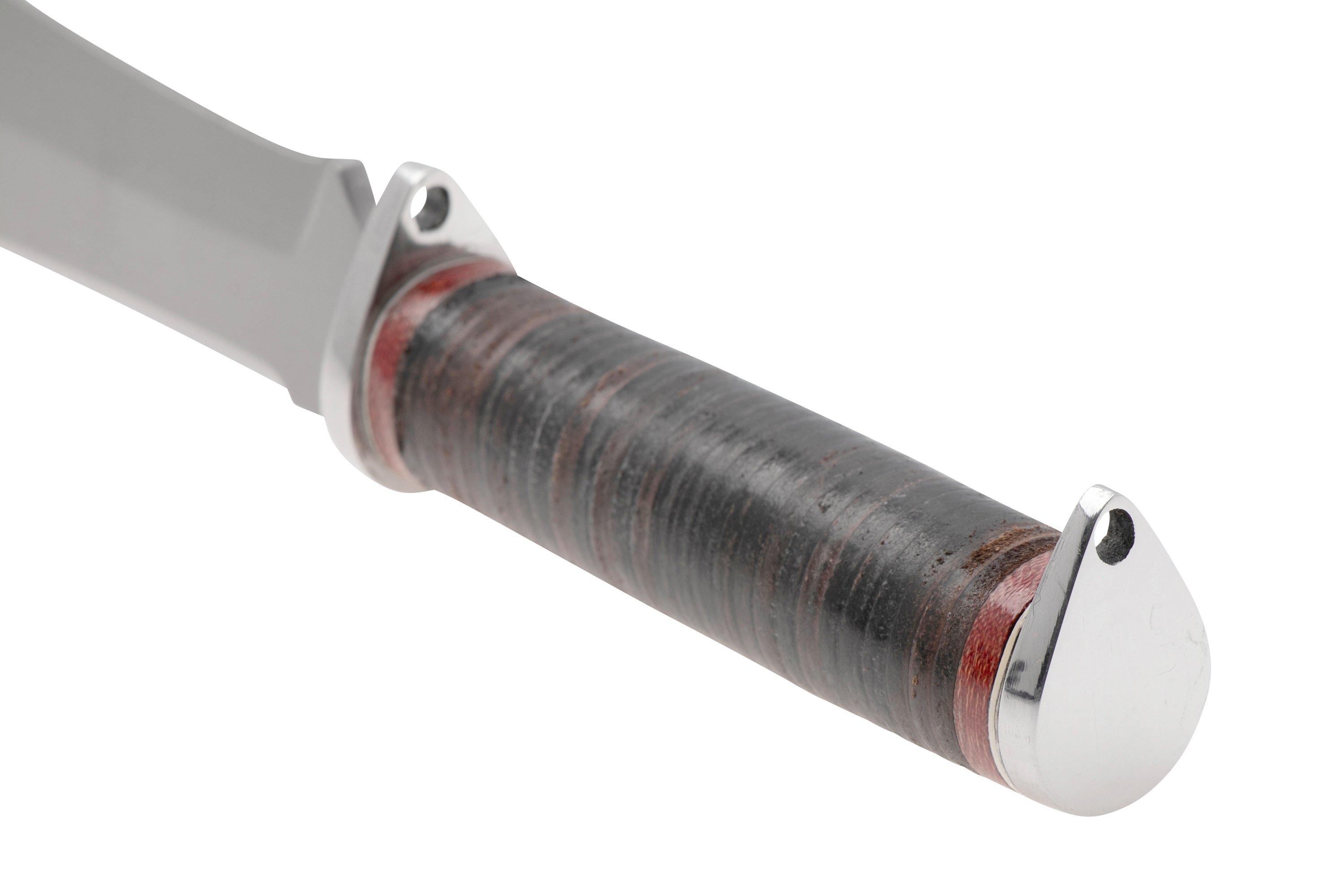 Condor Gray Pioneer Bowie Knife CTK3975-70HC, 1075, Leather, faca de ...