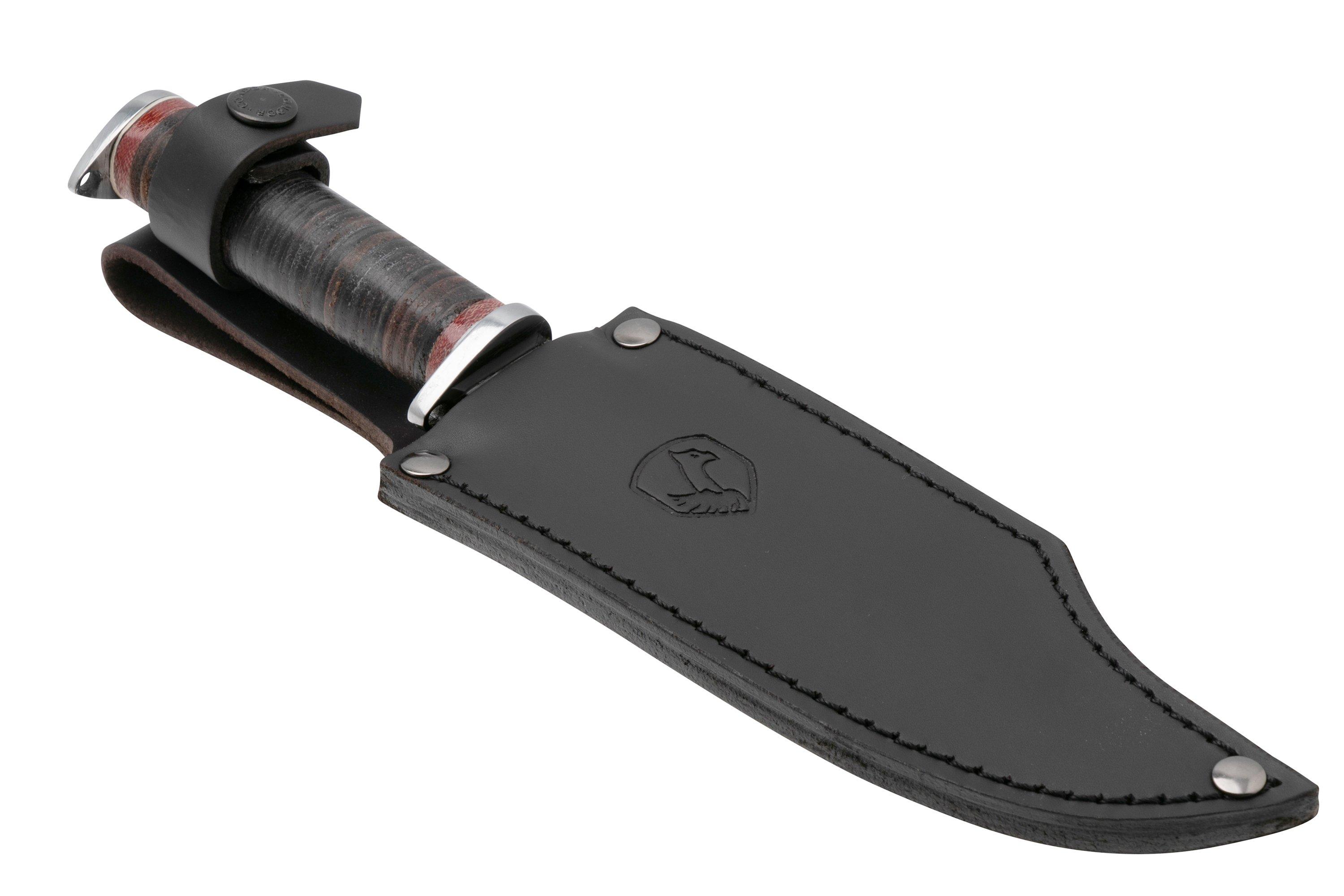 Condor Gray Pioneer Bowie Knife CTK3975-70HC, 1075, Leather, faca de ...