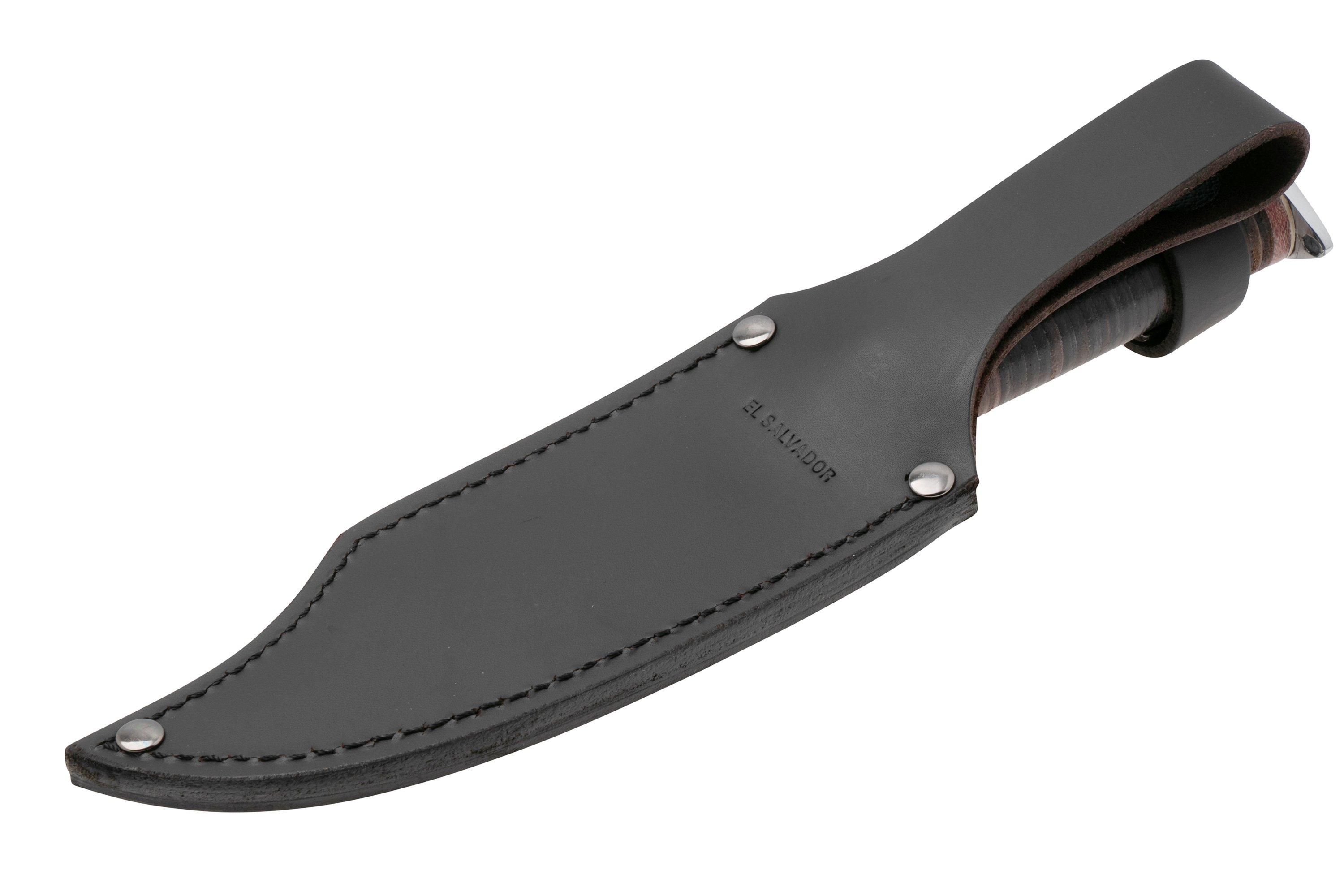 Condor Gray Pioneer Bowie Knife CTK3975-70HC, 1075, Leather, survival ...