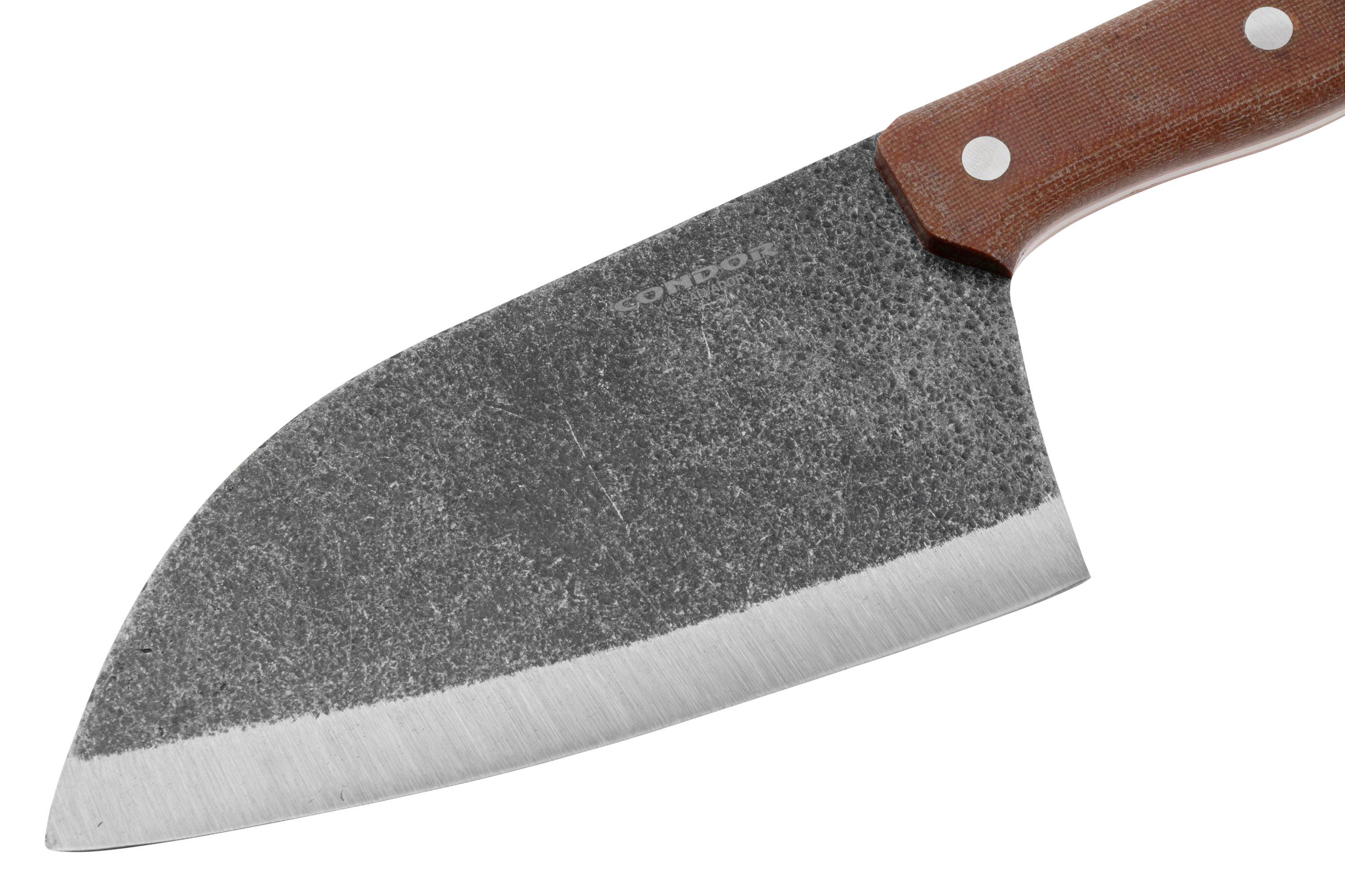 Condor Serbian Kuvar Cleaver CTK5009-62-HC, 1075, Red Micarta, Goran ...