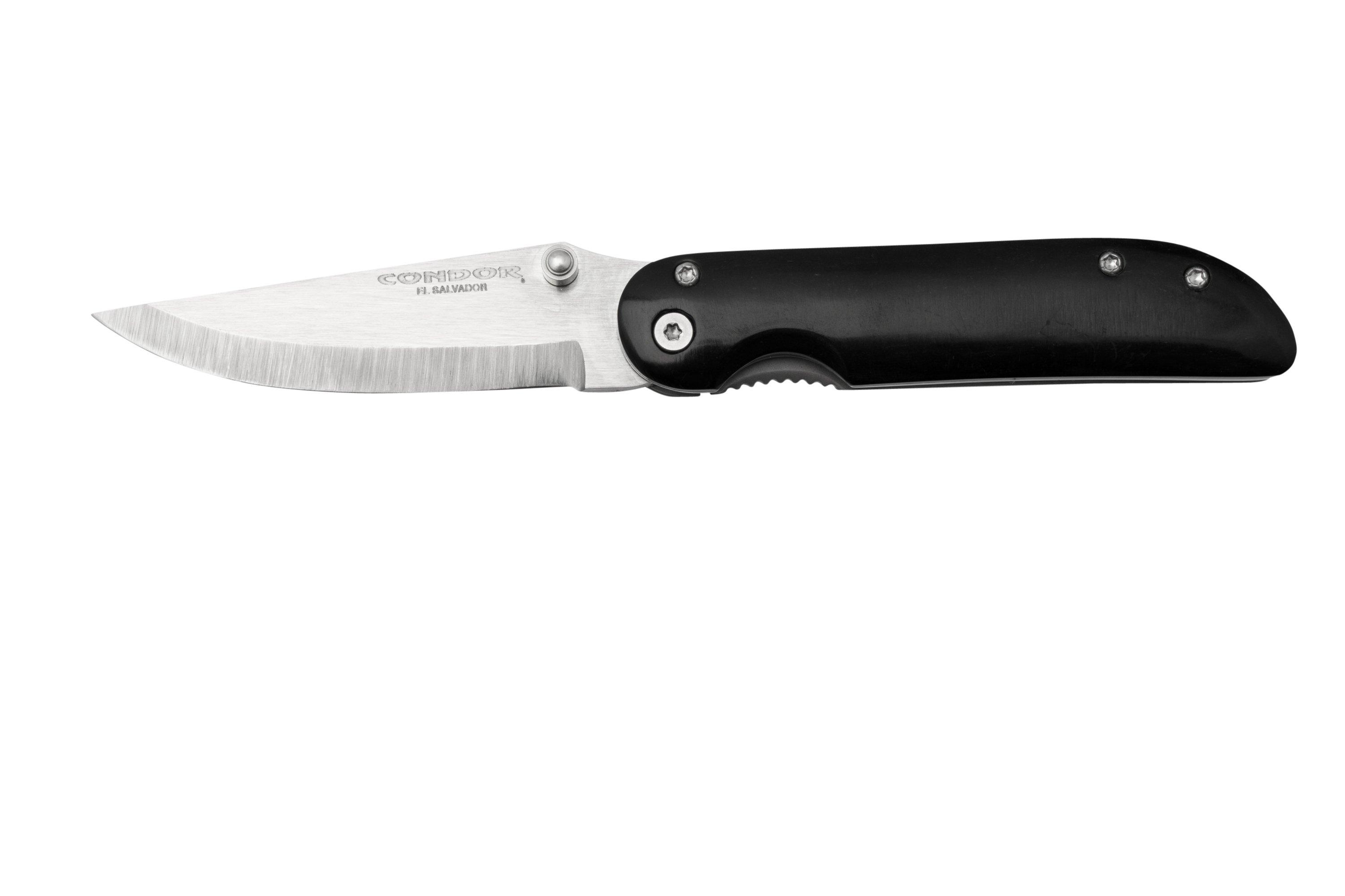 Condor Wendigo Folder CTK809-34HC, 1095 High Carbon, Paper Micarta ...