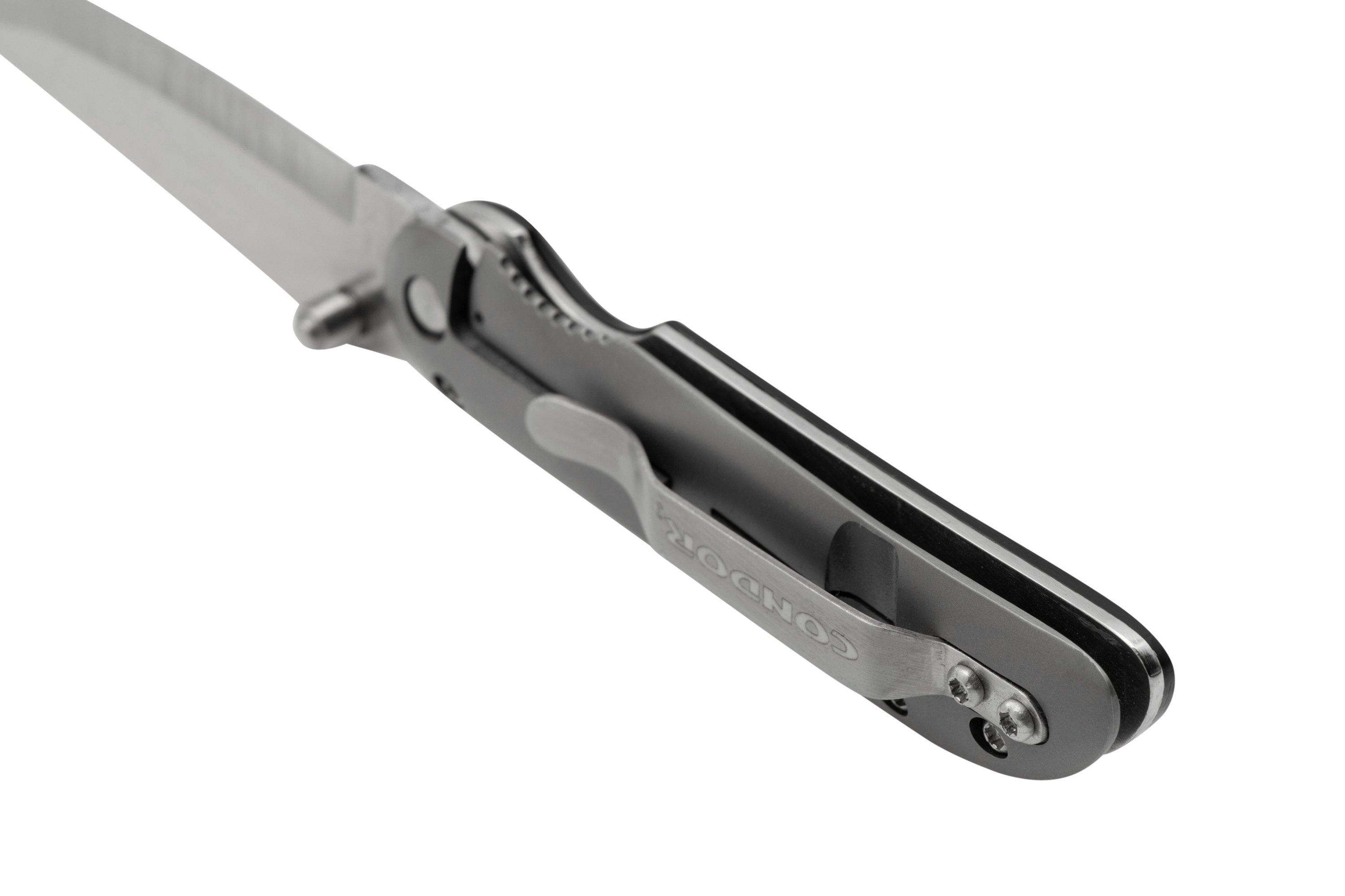 Condor Wendigo Folder CTK809-34HC, 1095 High Carbon, Paper Micarta ...