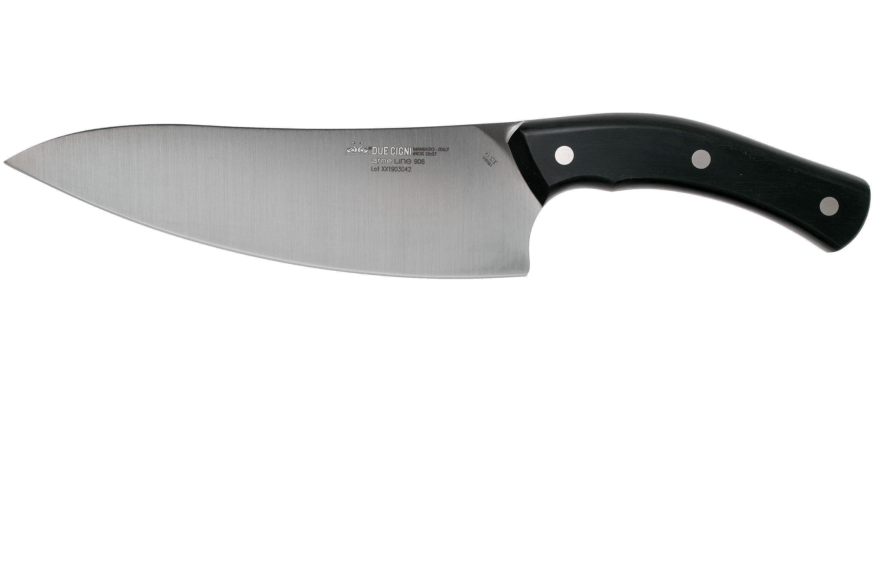 Due Cigni Arne Line chef's knife 20 cm, black | Advantageously shopping ...