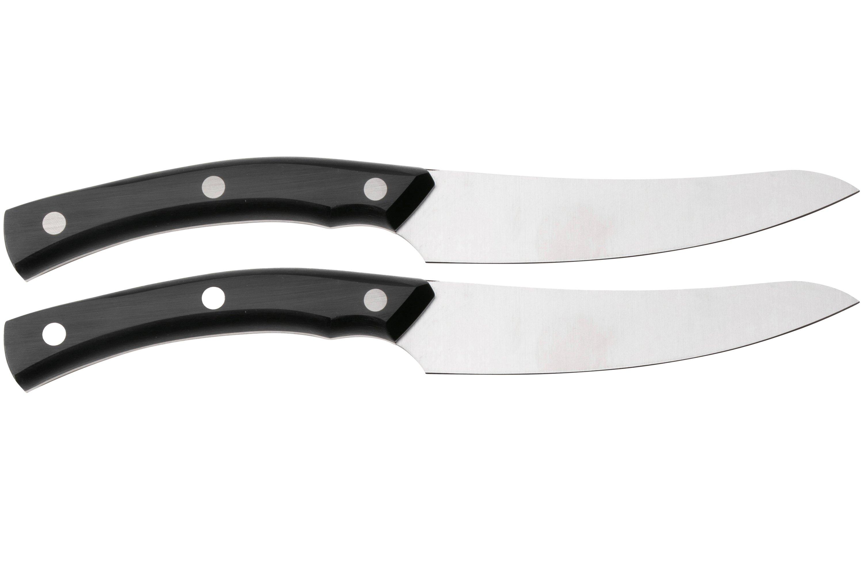 Due Cigni 2C909 Arne Line set di 2 colteli da carne, nero | Fare ...