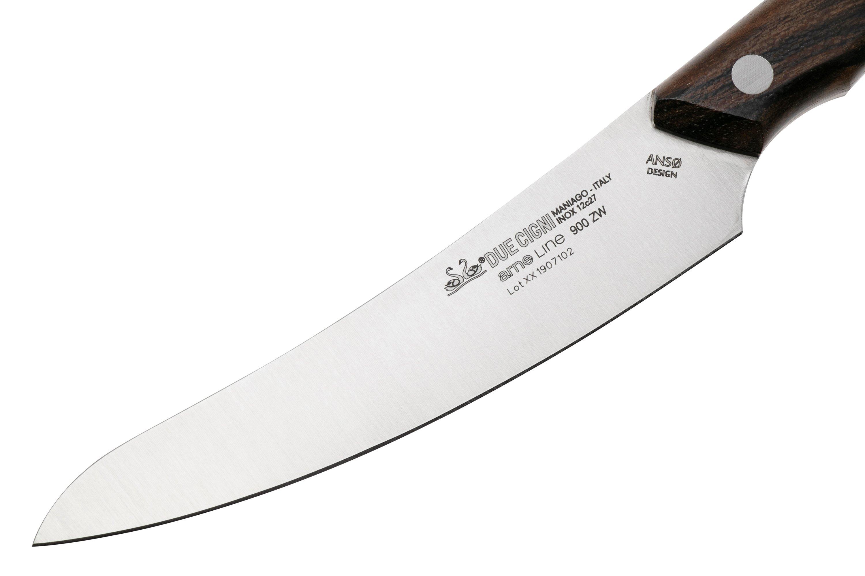 Due Cigni 2C910ZW Arne Line 2-piece steak knife set, Ziricote Wood ...