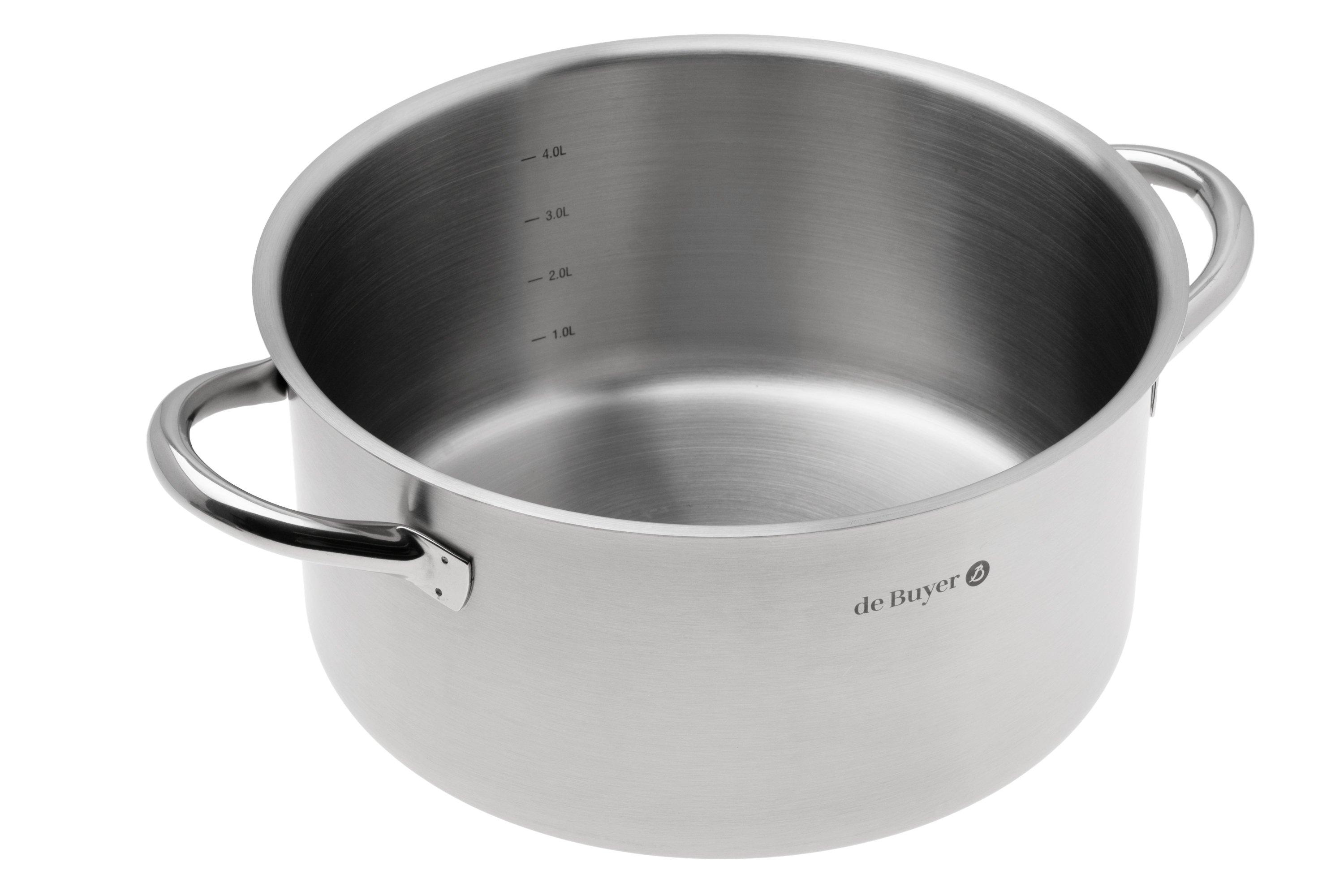 de Buyer Prim’Appety 3505.24 stewpan without lid, 24 cm, 4L ...