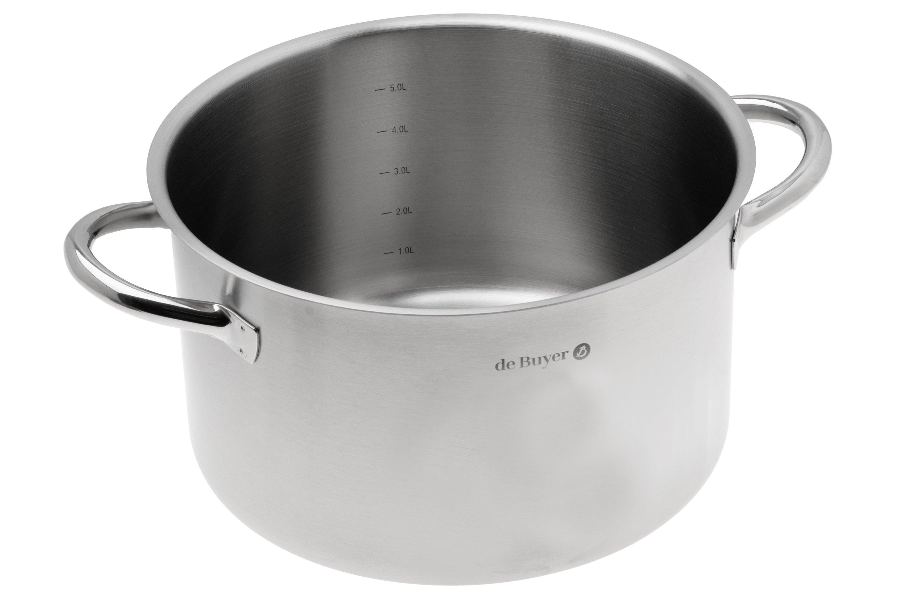 de Buyer Prim’Appety 3506.24 low cooking pot without lid, 24 cm, 5L | Advantageously shopping at ...