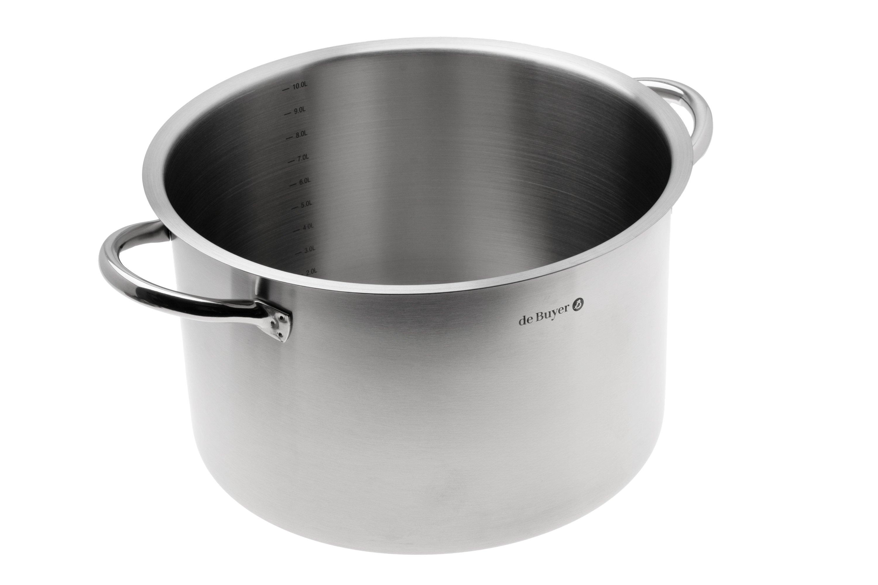 de Buyer Prim’Appety 3506.28 low cooking pot without lid, 28 cm, 10L ...